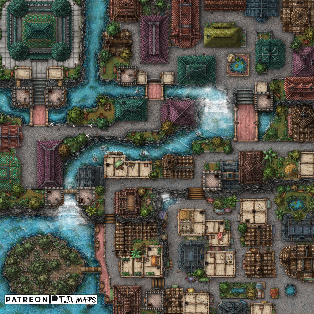 Oasis Grotto Top 5 room | Inkarnate - Create Fantasy Maps Online