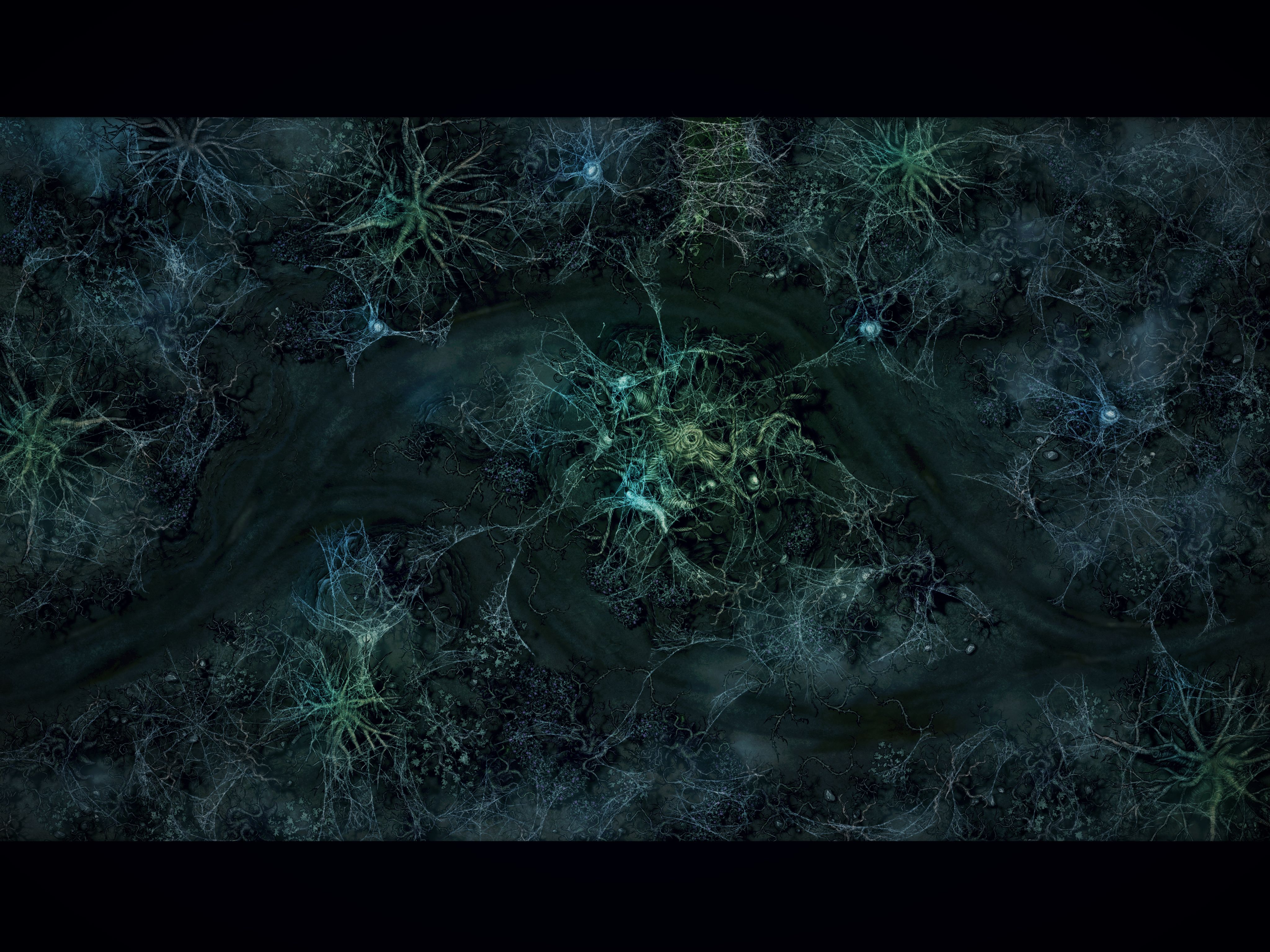 Creepy Forest Road | Inkarnate - Create Fantasy Maps Online