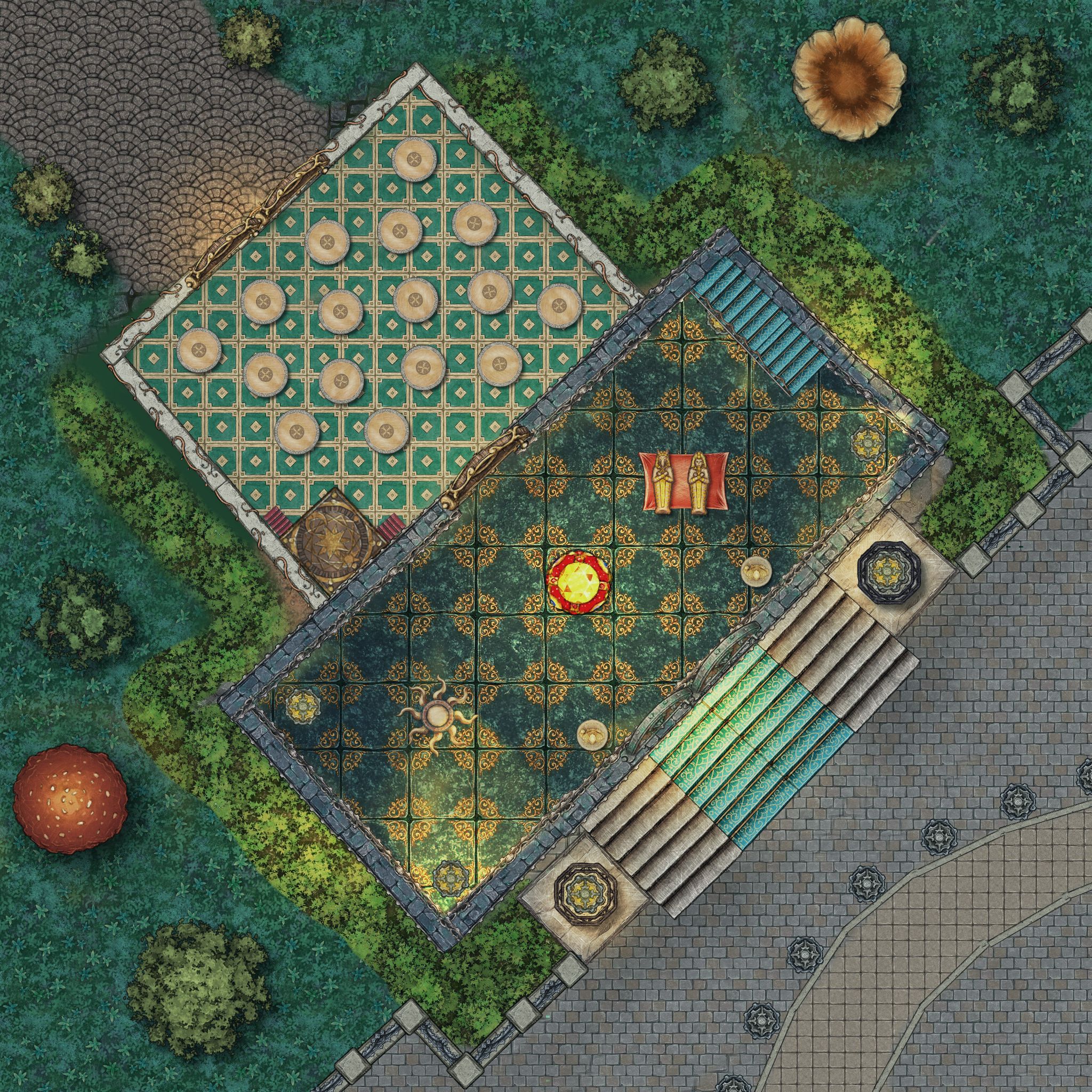 Metropolitan Galla Interior 1st | Inkarnate - Create Fantasy Maps Online