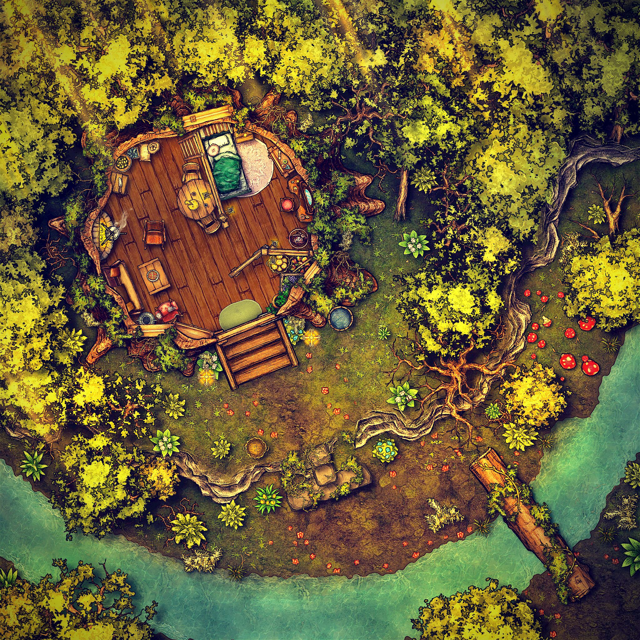 Witches house Day | Inkarnate - Create Fantasy Maps Online