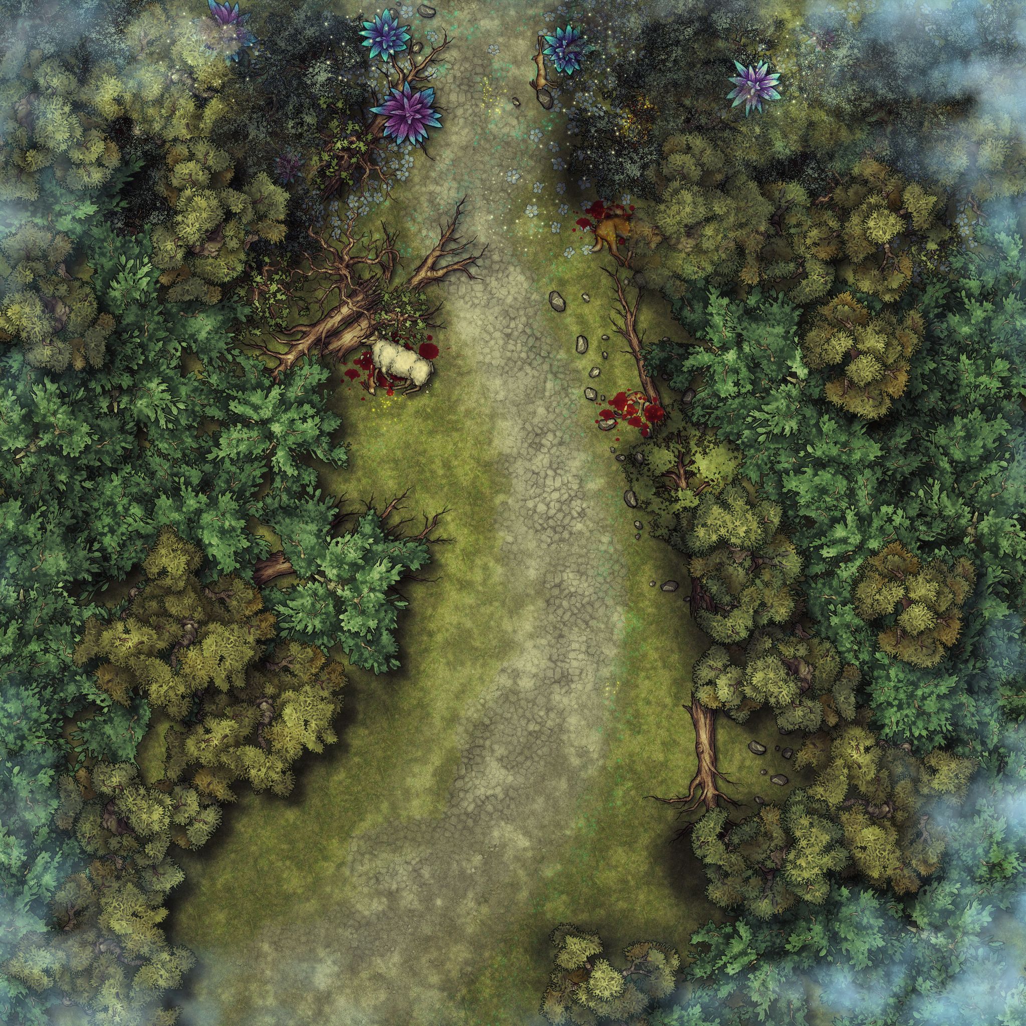 Wooded Encounter | Inkarnate - Create Fantasy Maps Online