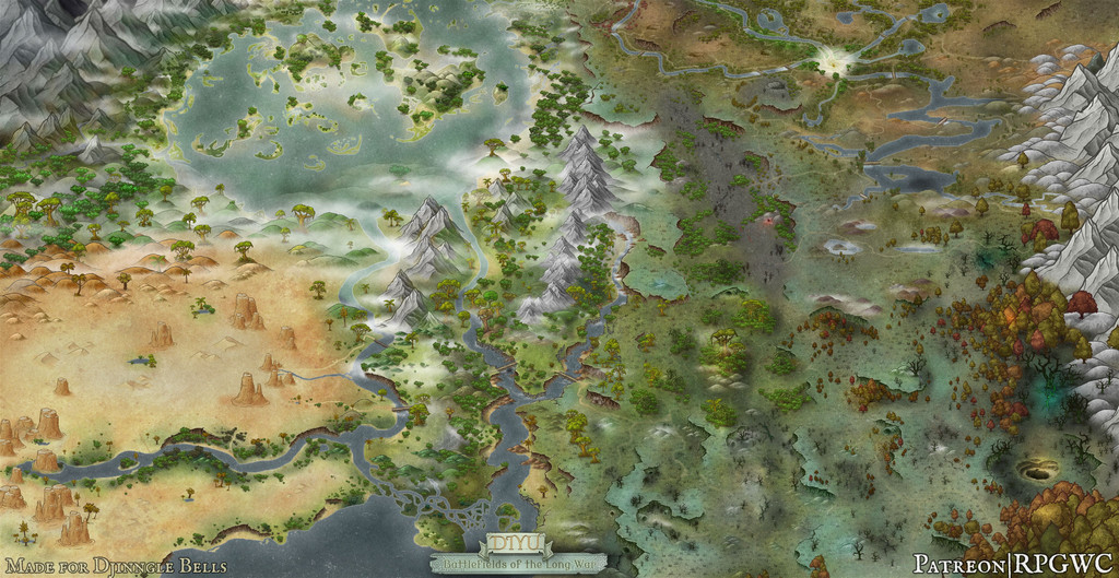 Diyu - Battlefields of the Long War (commision) | Inkarnate - Create ...