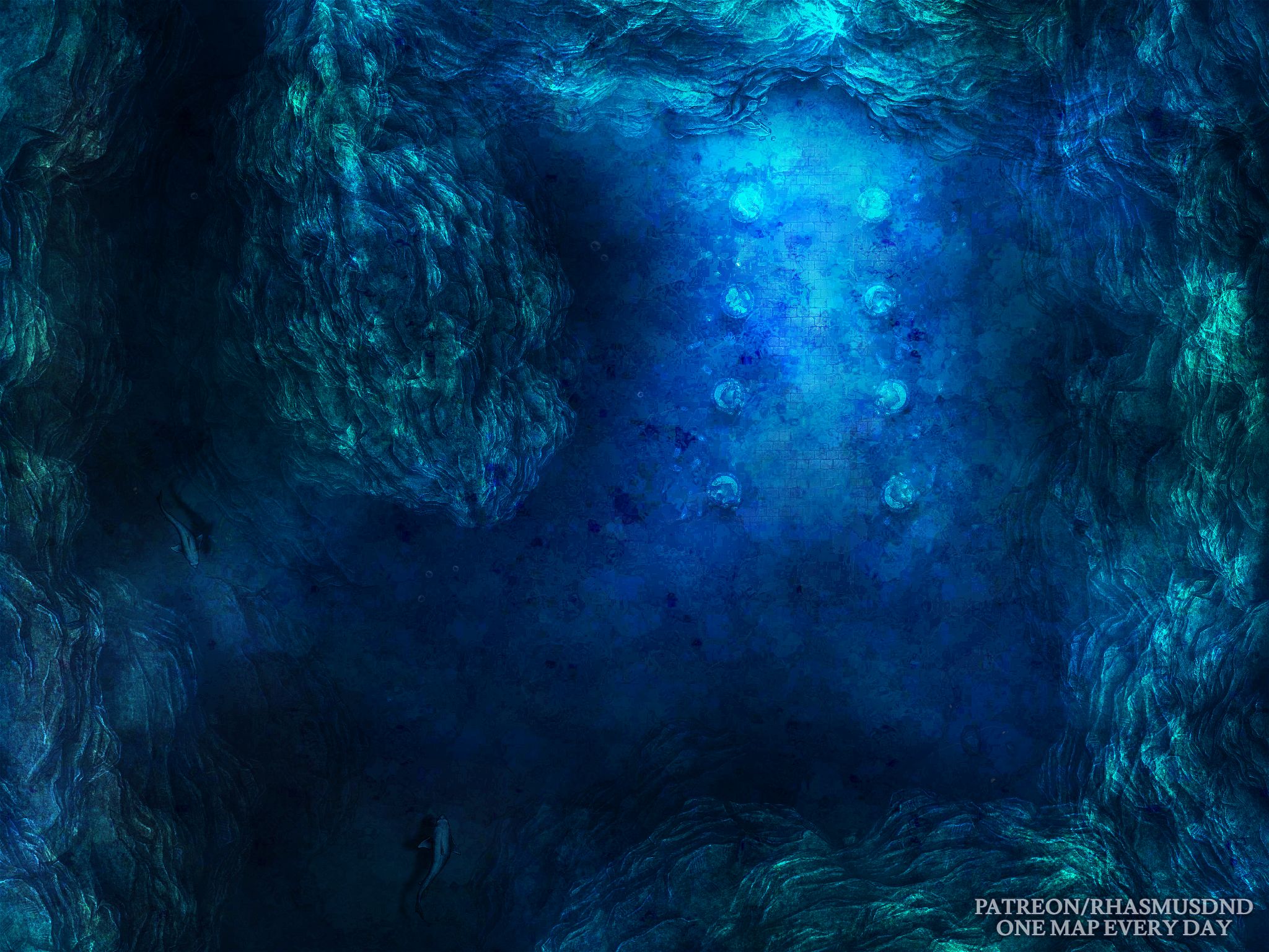 Day 267/365 Underwater Entrance | Inkarnate - Create Fantasy Maps Online