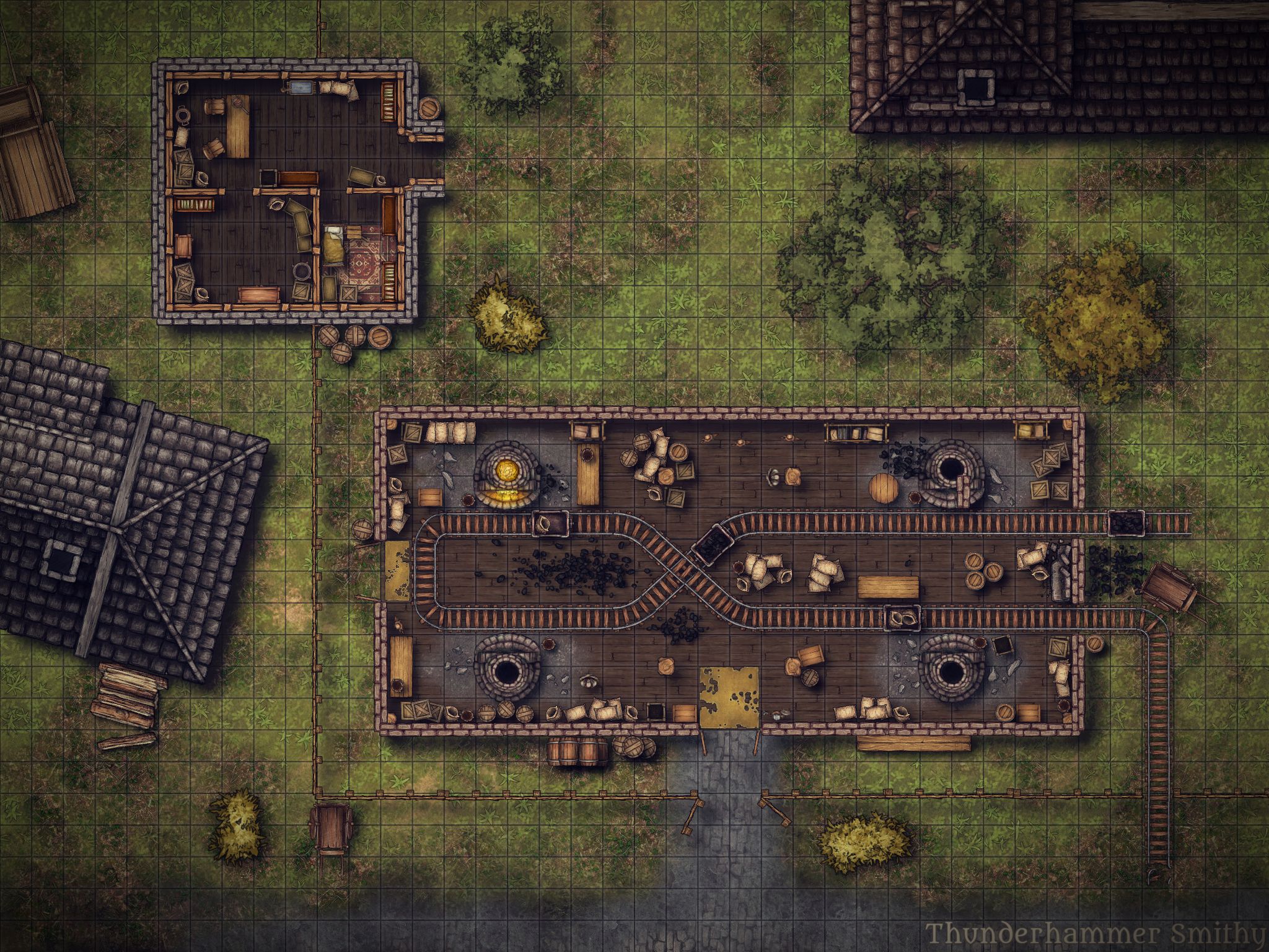 Thunderhammer Smithy | Inkarnate - Create Fantasy Maps Online
