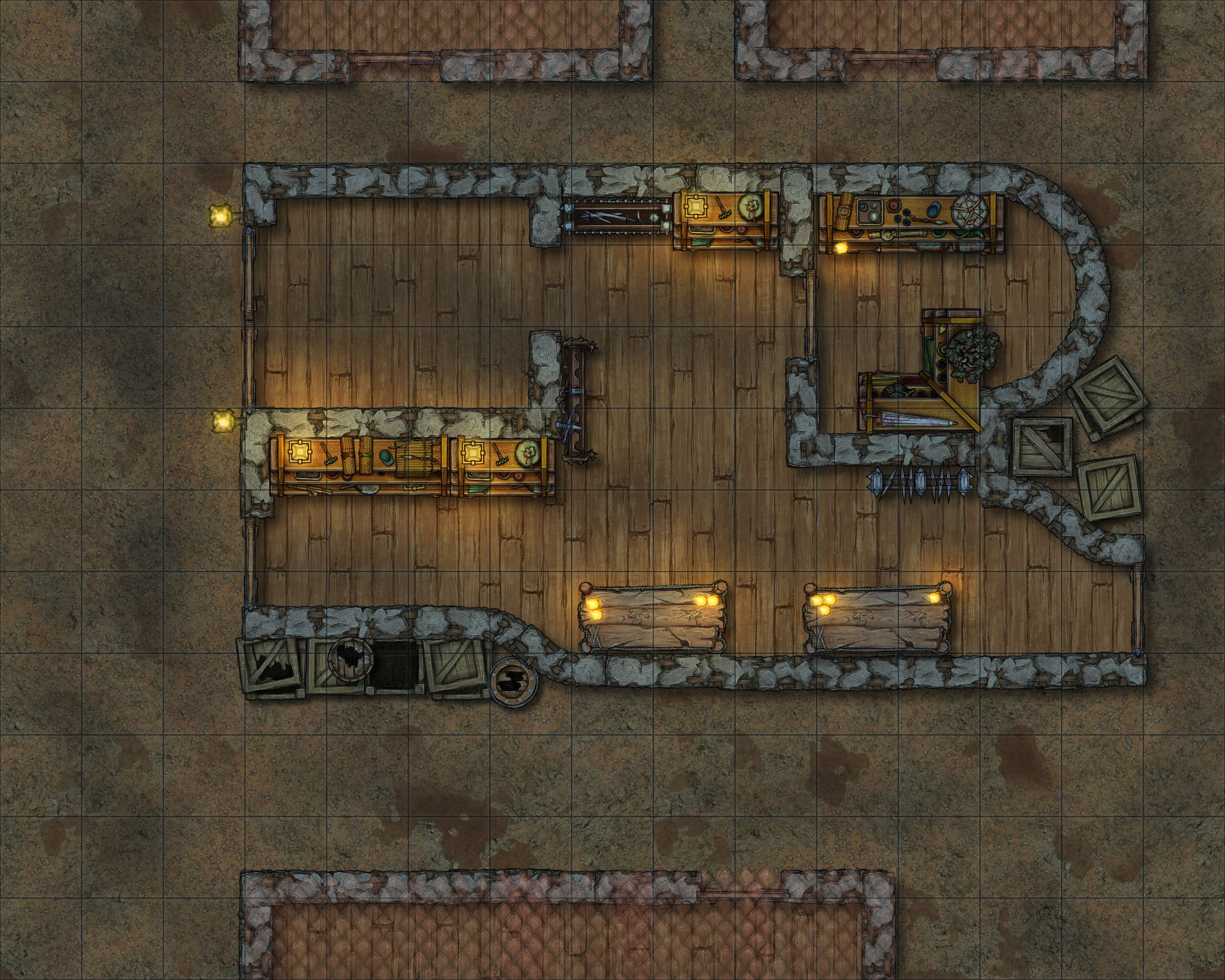 Manaeva Warehouse | Inkarnate - Create Fantasy Maps Online