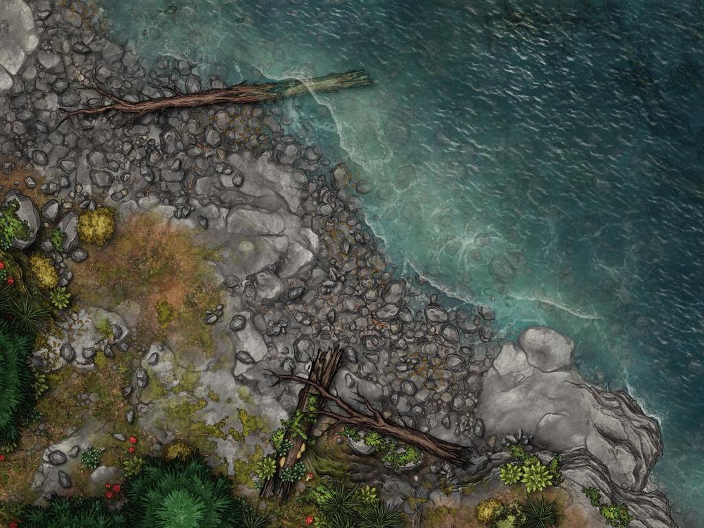 Black Sand Beach | Inkarnate - Create Fantasy Maps Online