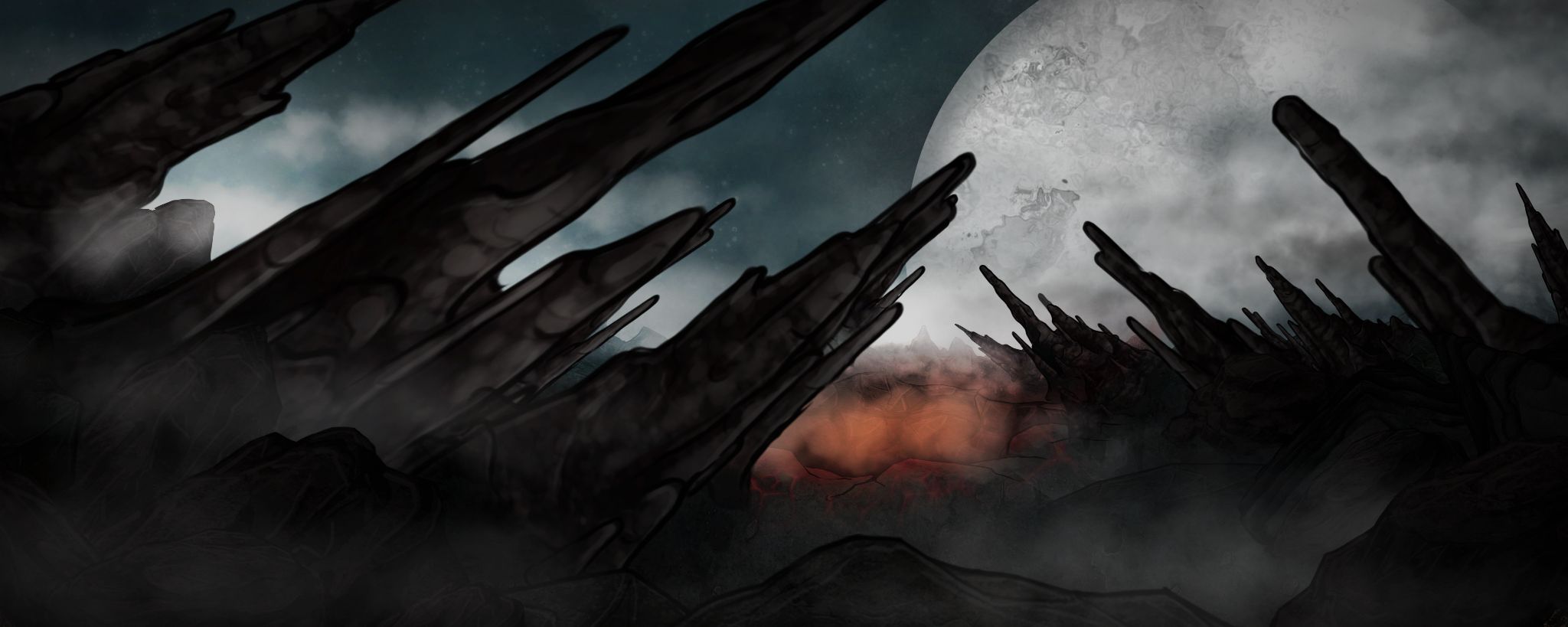 Alien Landscape Attempt | Inkarnate - Create Fantasy Maps Online