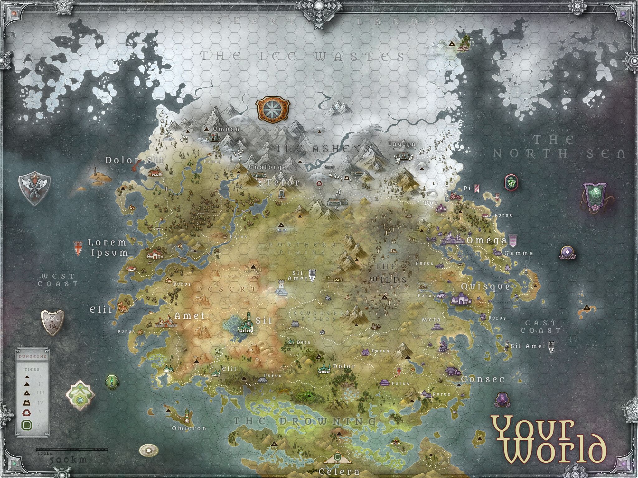 YourWorld Sample | Inkarnate - Create Fantasy Maps Online