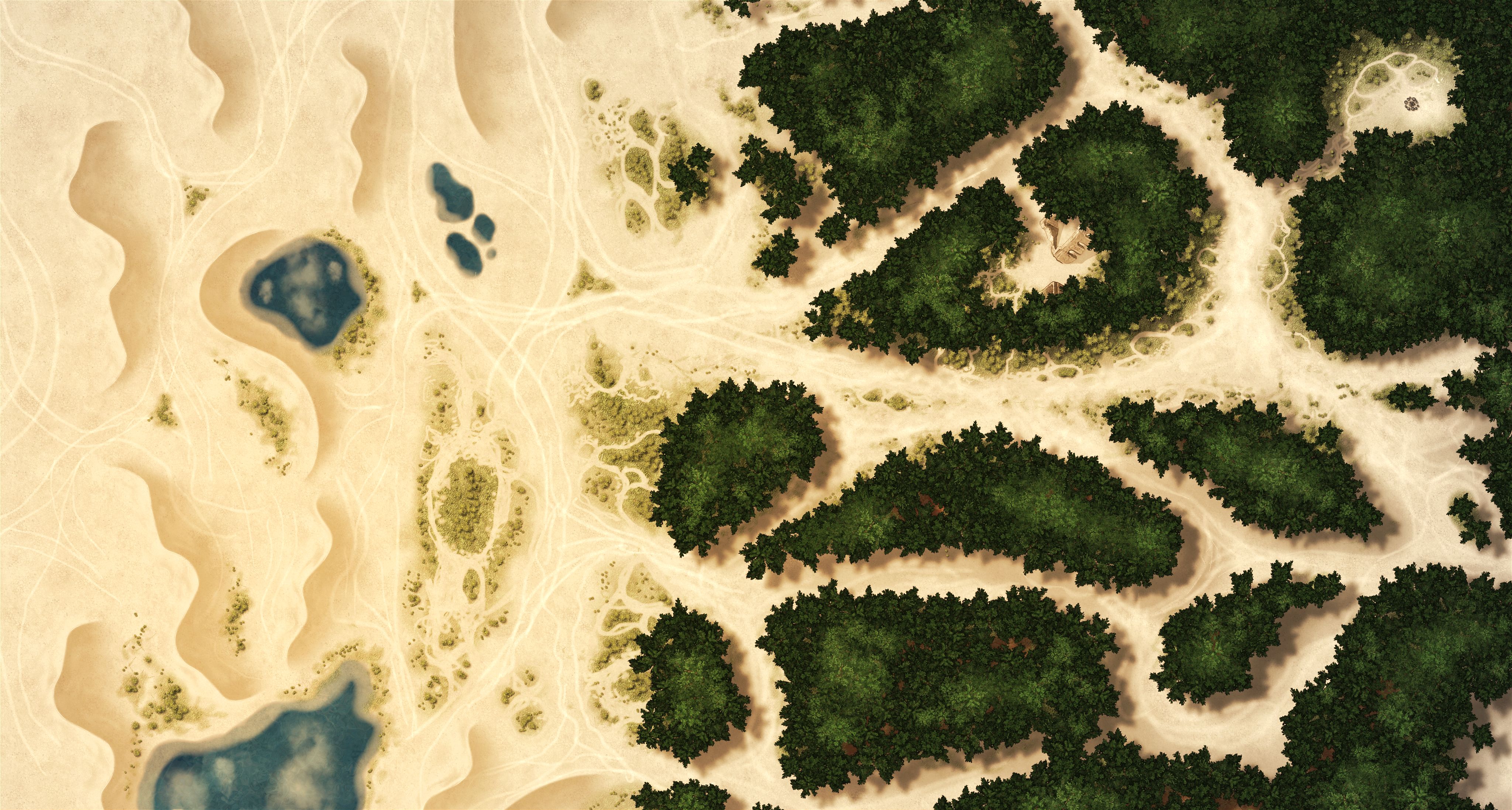 Coastal Dunescape | Inkarnate - Create Fantasy Maps Online