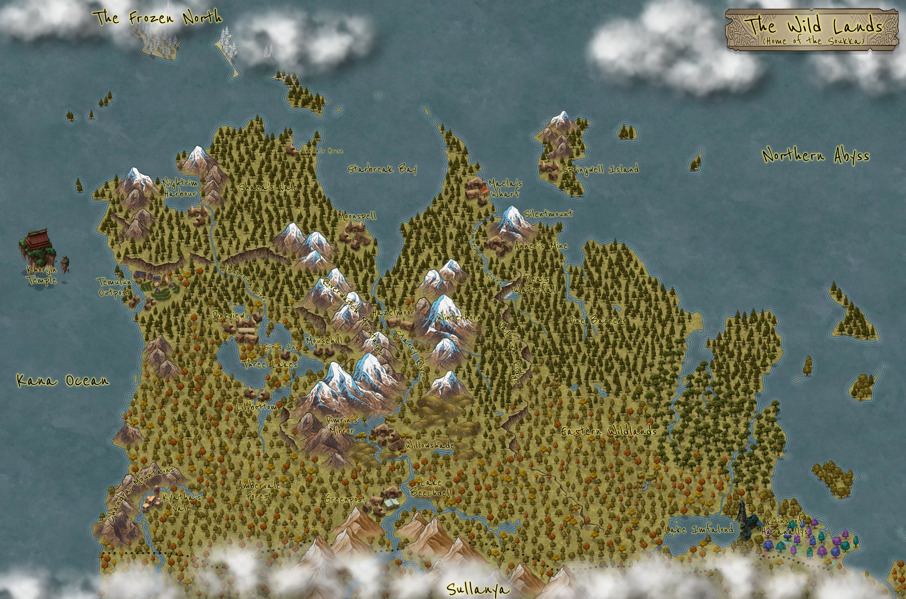 The Wild Lands | Inkarnate - Create Fantasy Maps Online