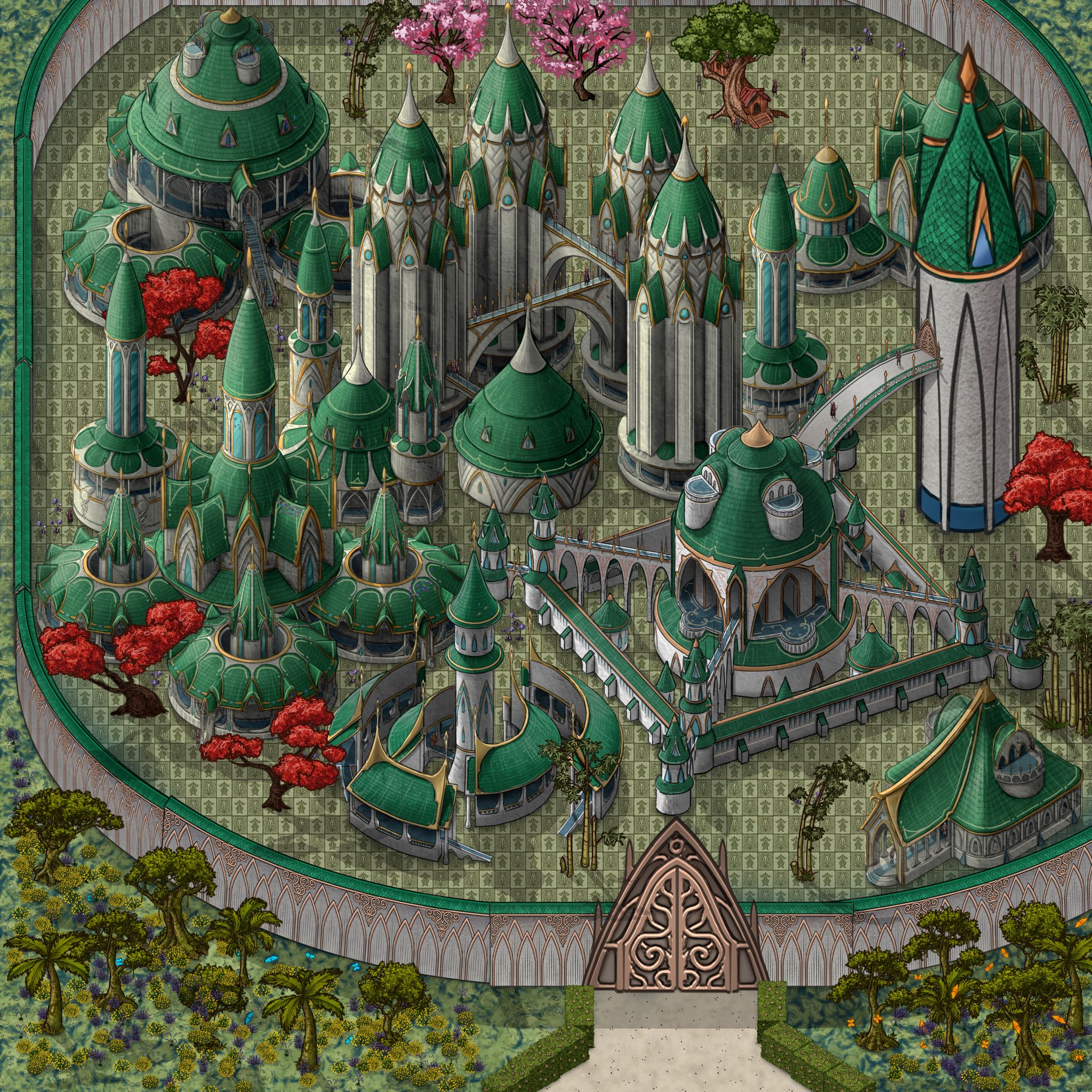 Elf City | Inkarnate - Create Fantasy Maps Online