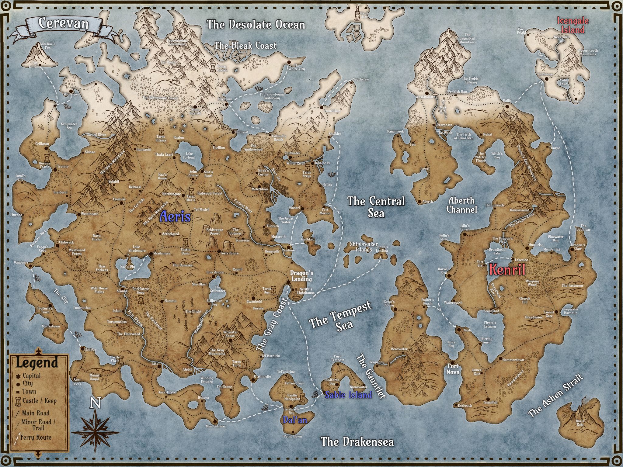 Cerevan | Inkarnate - Create Fantasy Maps Online