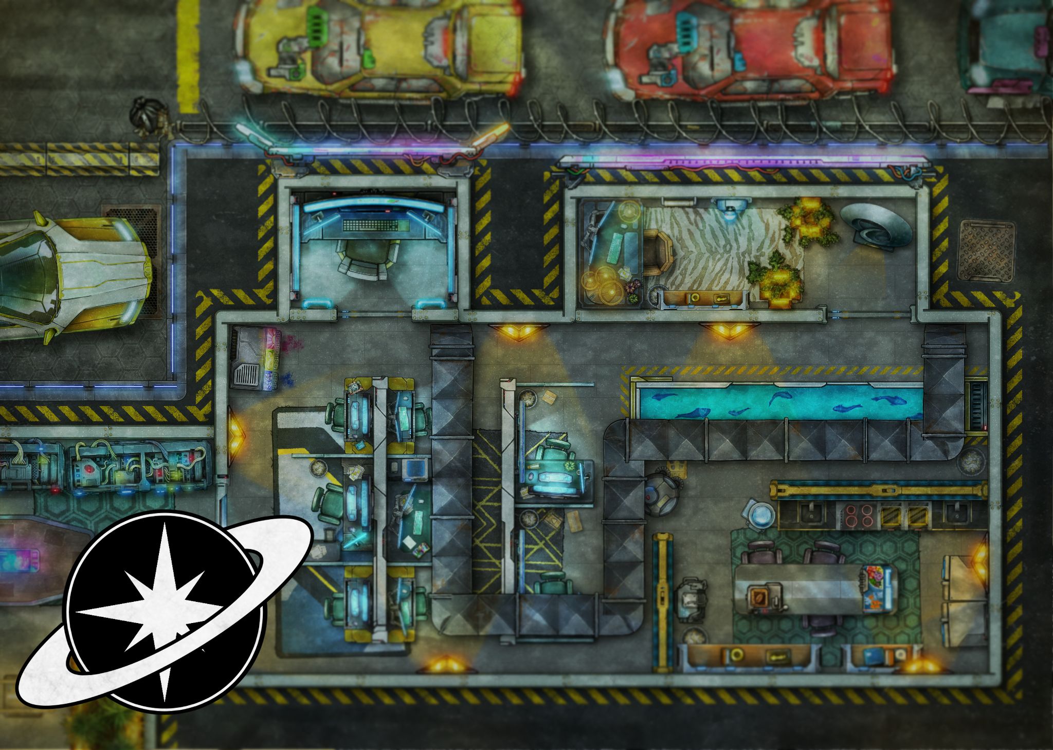 First Sci-Fi Map | Inkarnate - Create Fantasy Maps Online