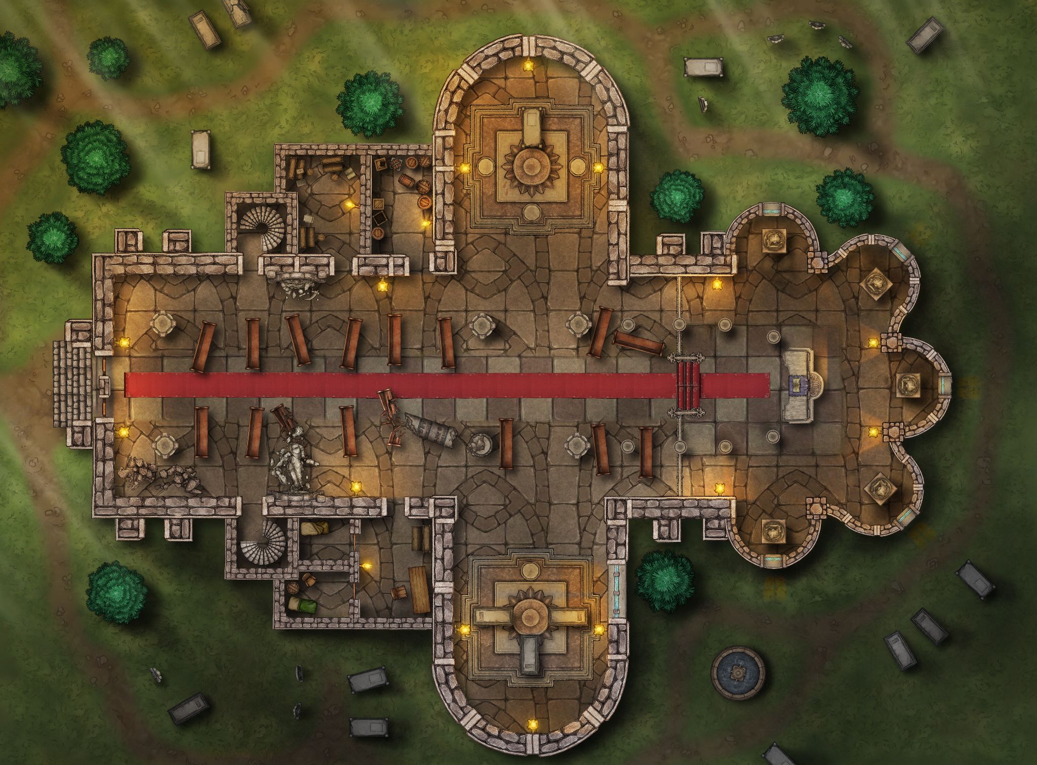 Church of Niana | Inkarnate - Create Fantasy Maps Online