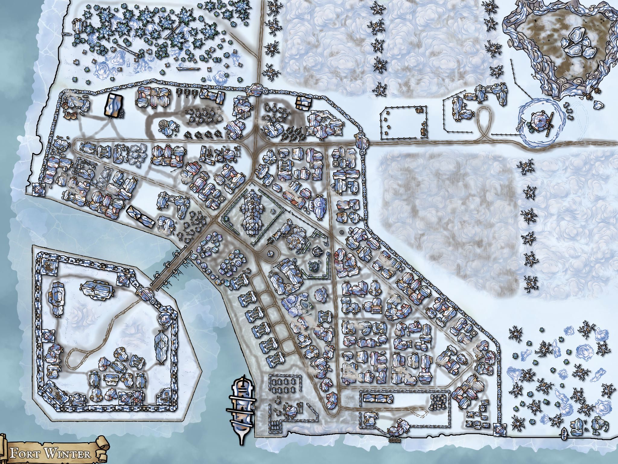 Fort Winter | Inkarnate - Create Fantasy Maps Online