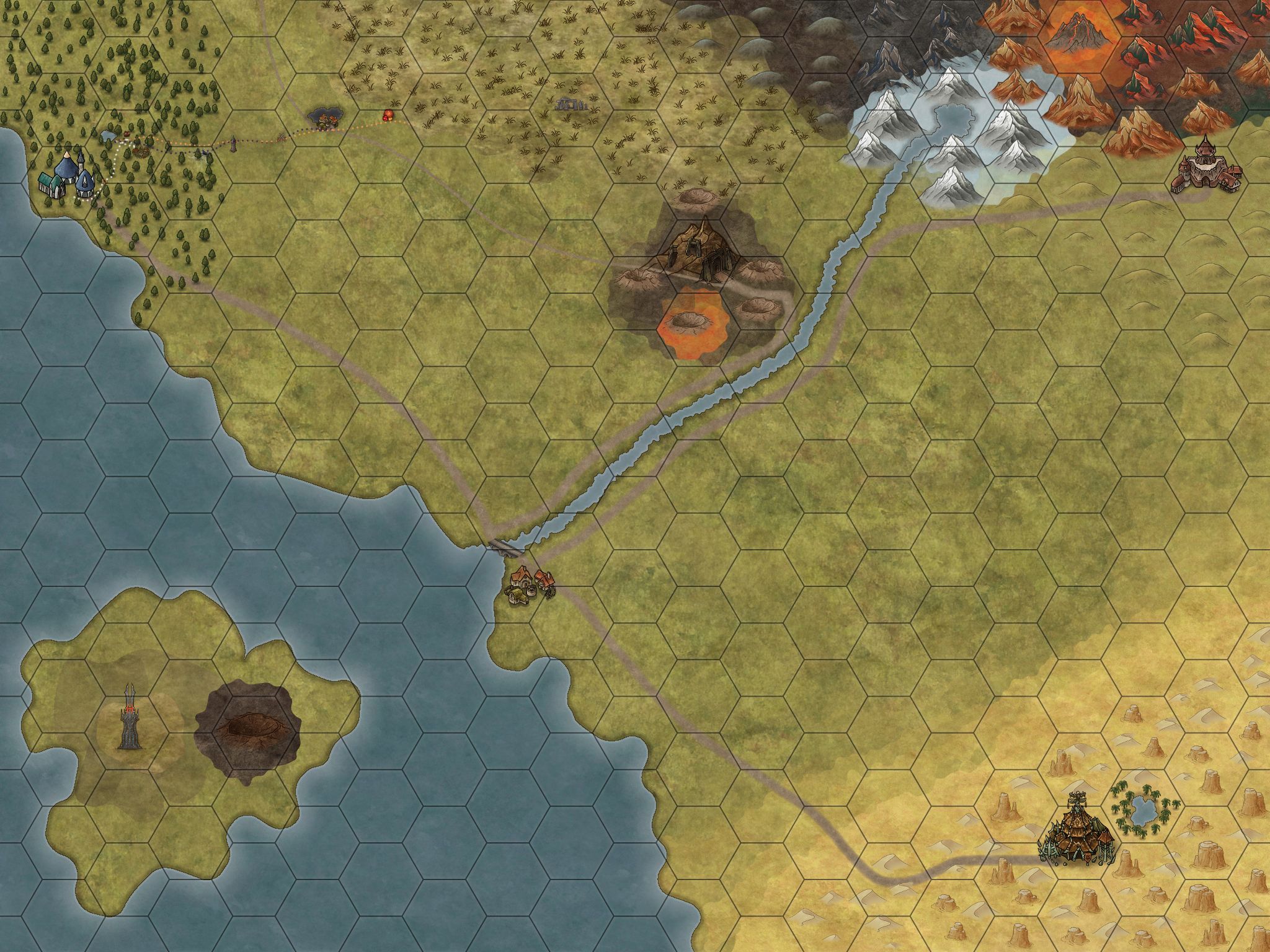 The New Adventures of Nyx and Sasha | Inkarnate - Create Fantasy Maps Online