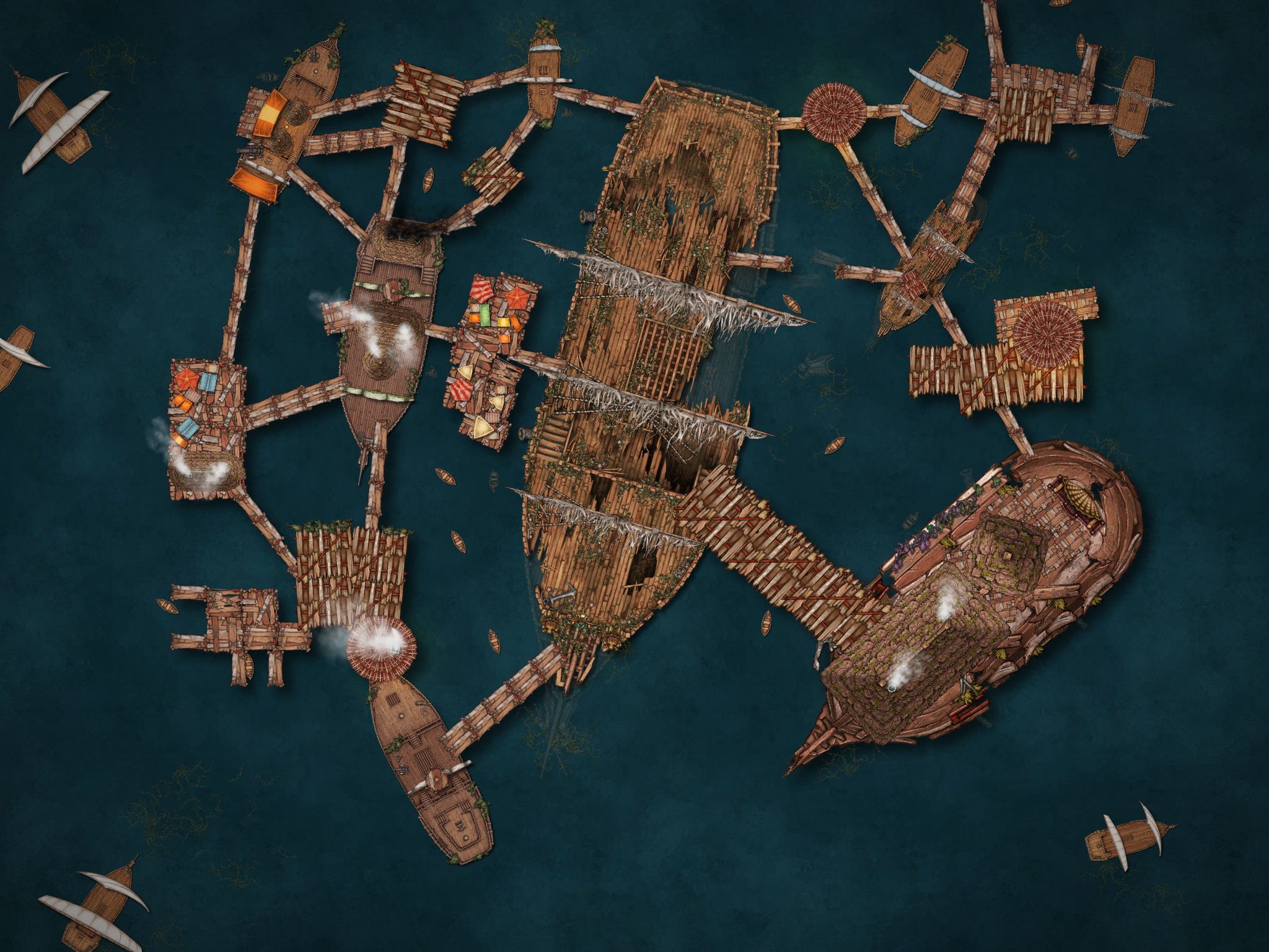 Tangle Town | Inkarnate - Create Fantasy Maps Online