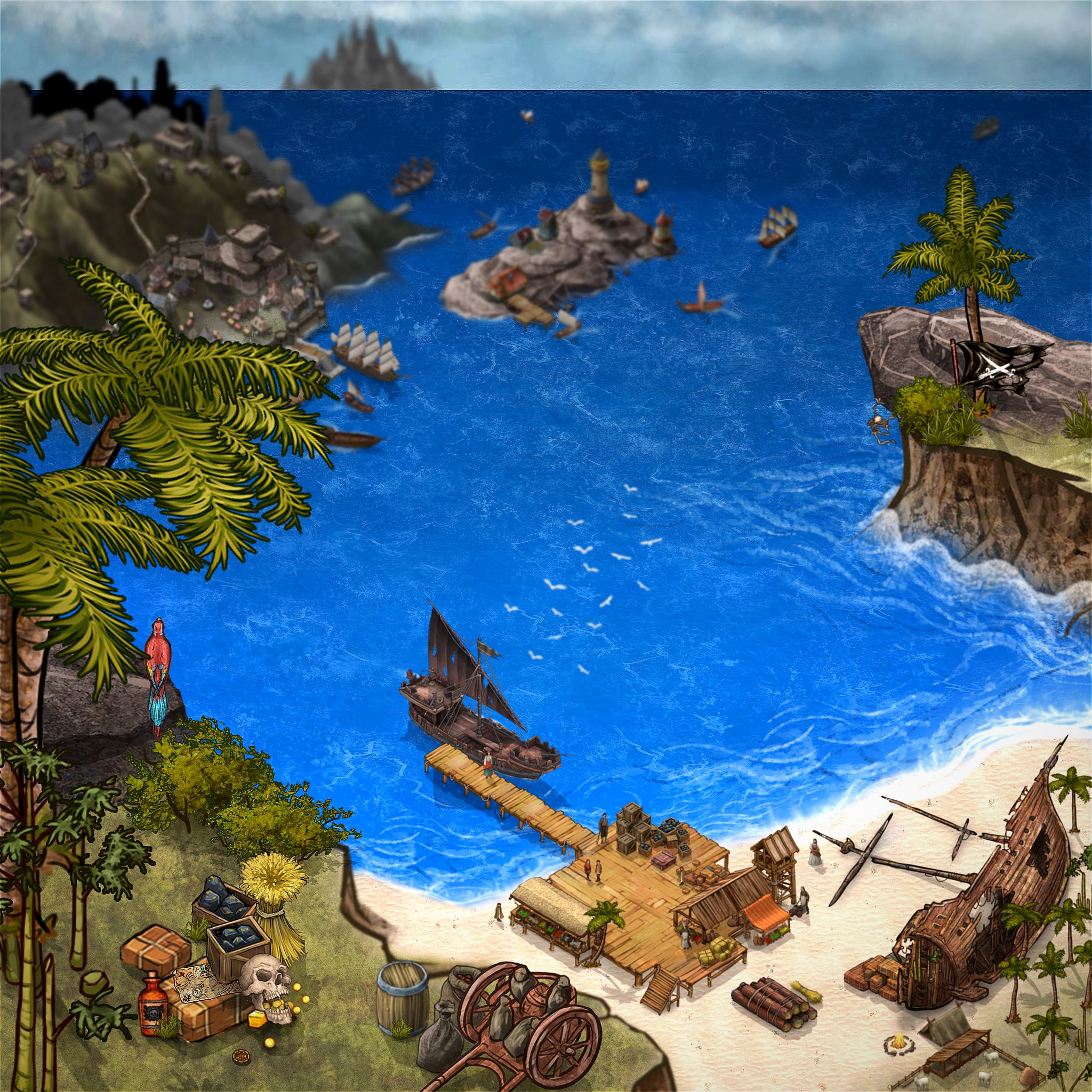 Scavenger's Secret | Inkarnate - Create Fantasy Maps Online