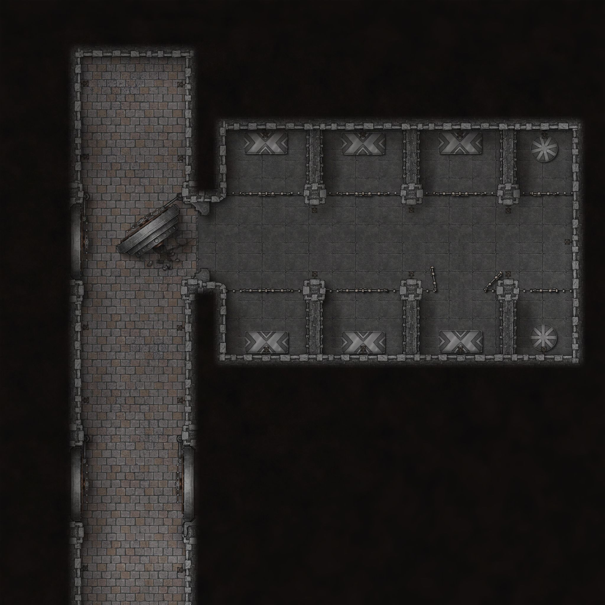 Evil Artifact Storage Vault 25 x 25 | Inkarnate - Create Fantasy Maps ...
