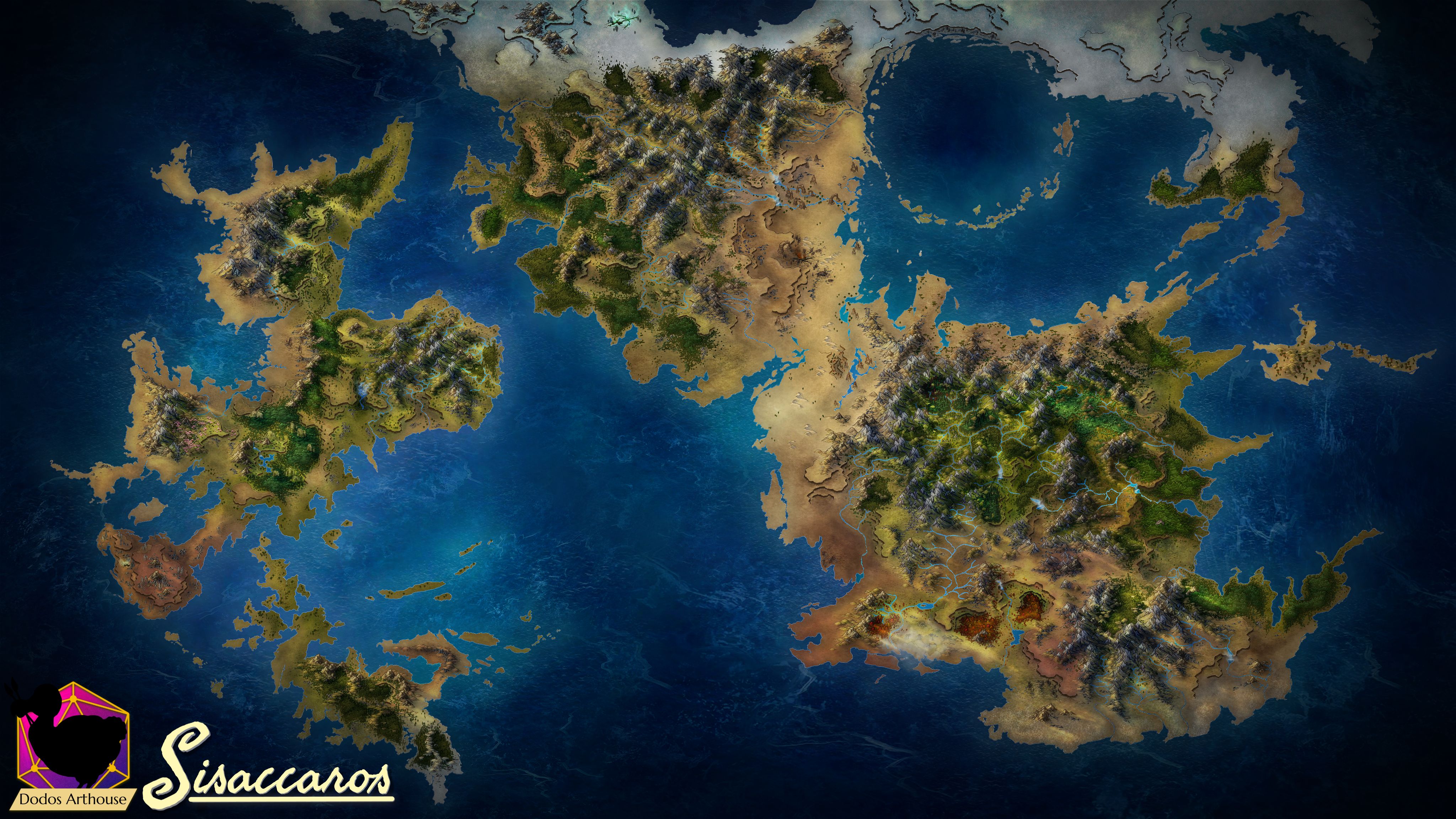 Sisaccaros - Worldmap Commission | Inkarnate - Create Fantasy Maps Online
