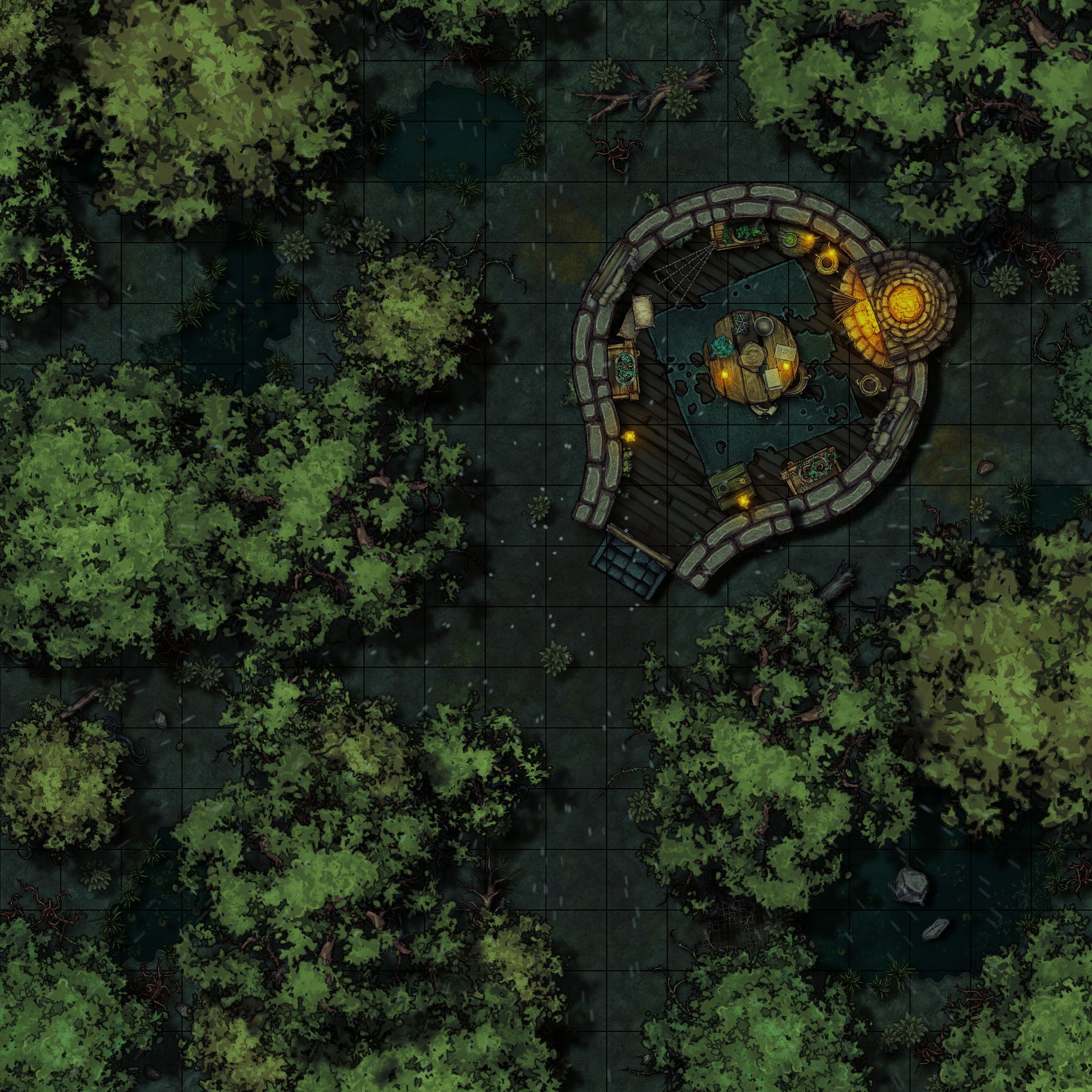 Hag's Swamp Hut | Inkarnate - Create Fantasy Maps Online