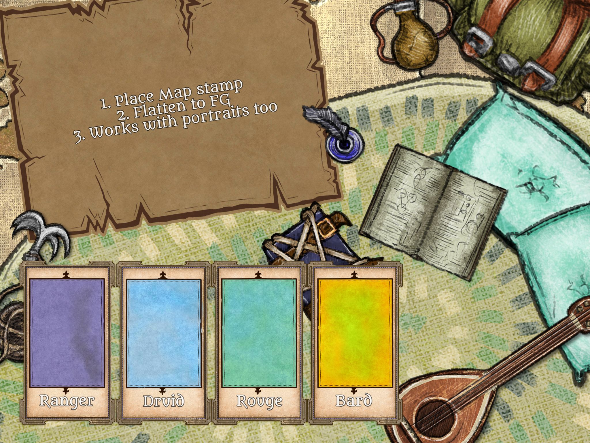 Clonable Group&Travel Card "Camping Style" | Inkarnate - Create Fantasy ...