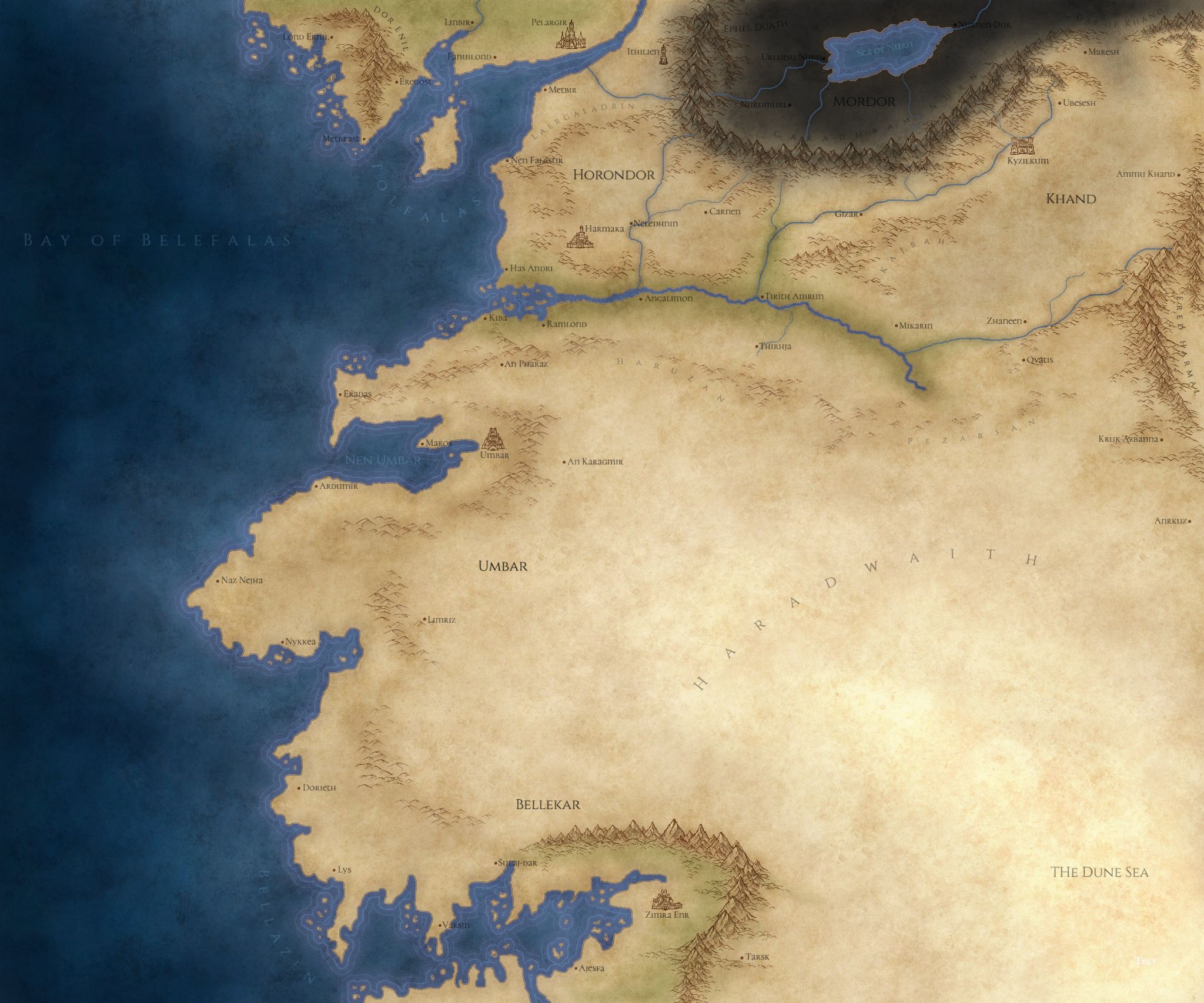 Harador | Inkarnate - Create Fantasy Maps Online