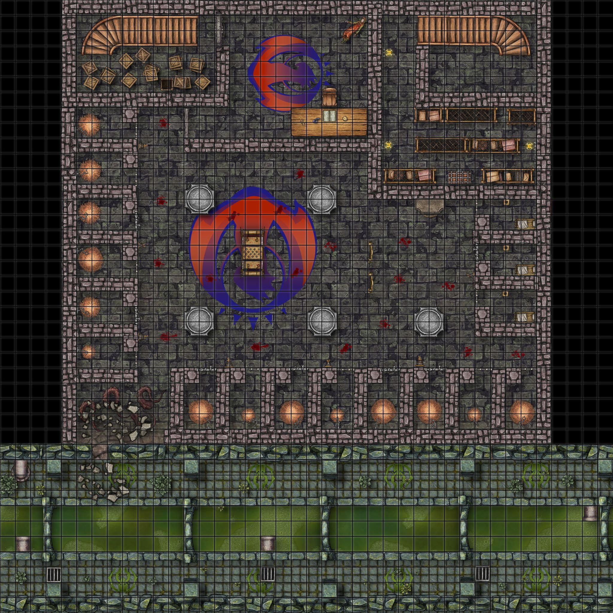 Falish's Workshop - Floor -1 | Inkarnate - Create Fantasy Maps Online