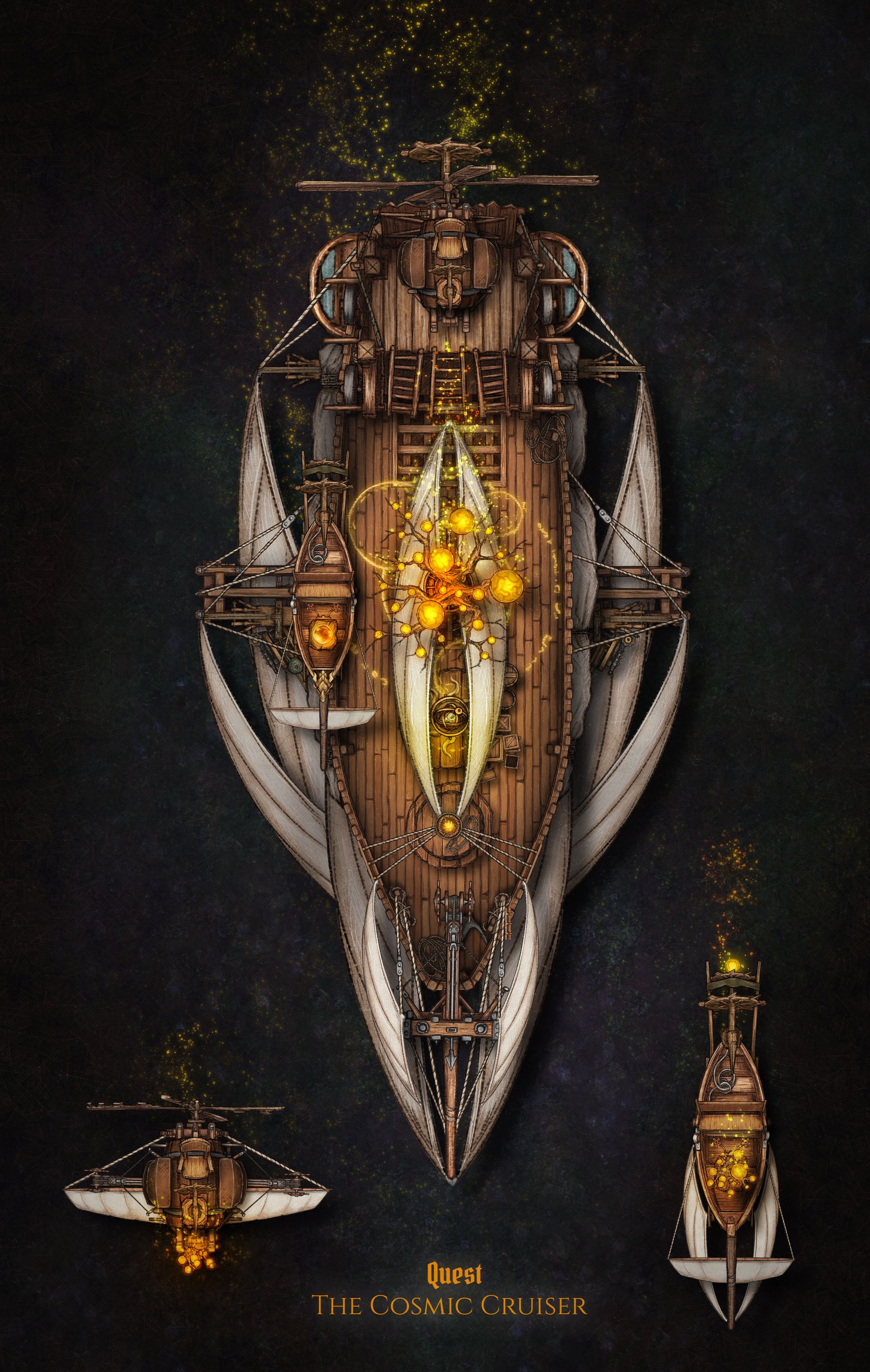 The Cosmic Cruiser (redesign) | Inkarnate - Create Fantasy Maps Online