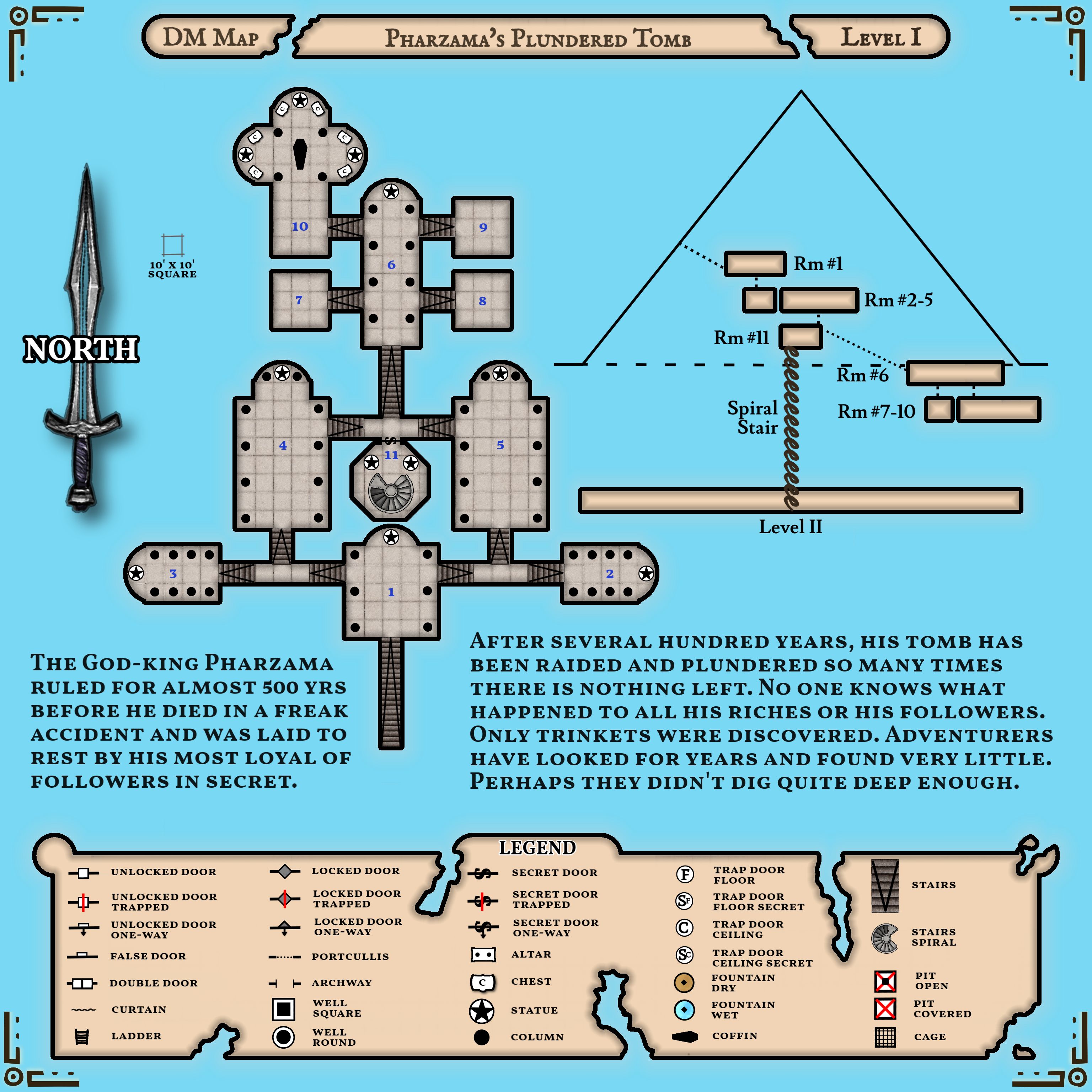 Madness Maze L1 | Inkarnate - Create Fantasy Maps Online
