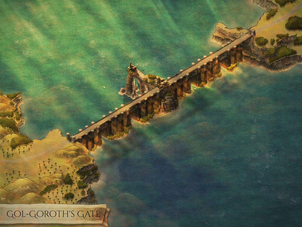 Triboar Trail Bridge Crossing | Inkarnate - Create Fantasy Maps Online