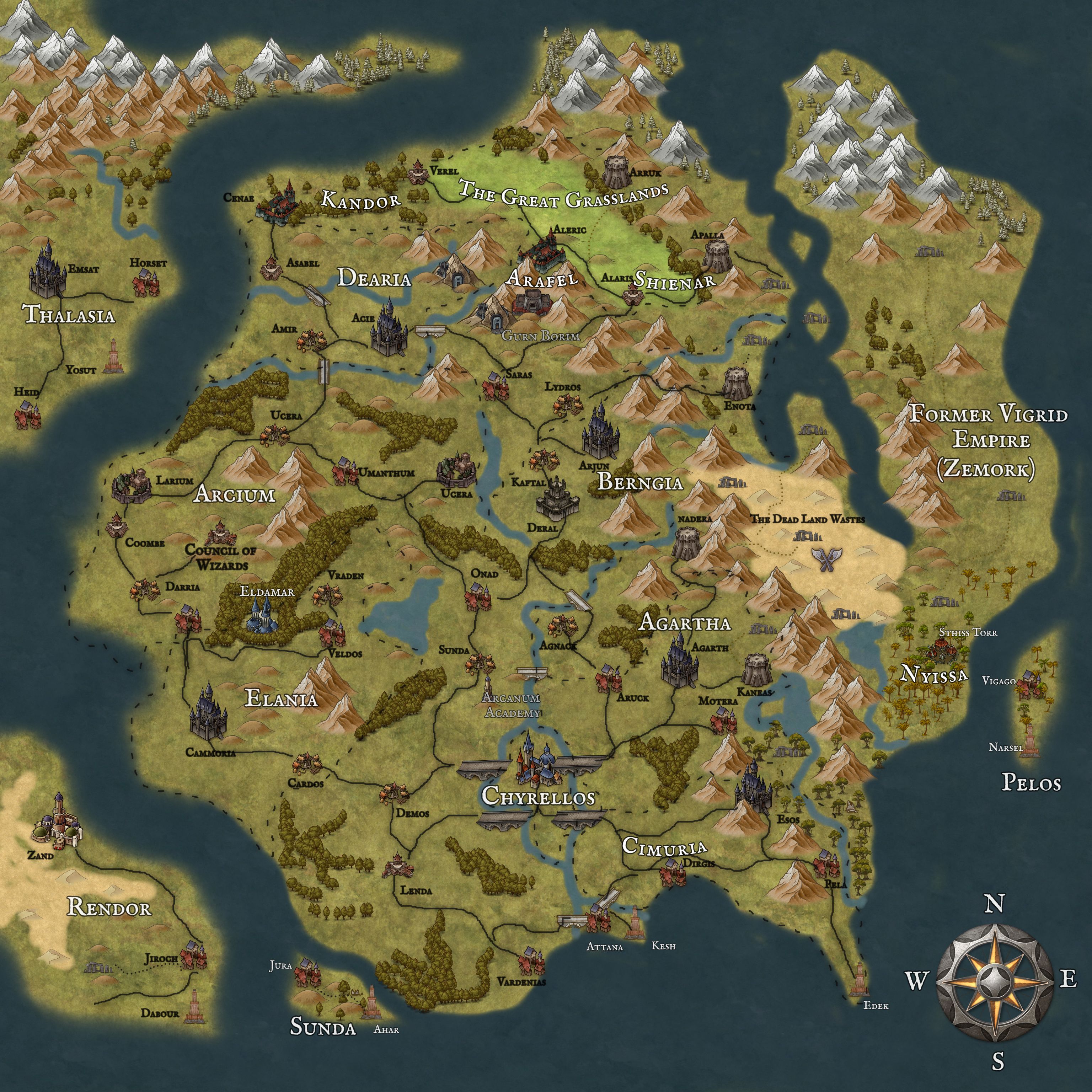 Eosia | Inkarnate - Create Fantasy Maps Online