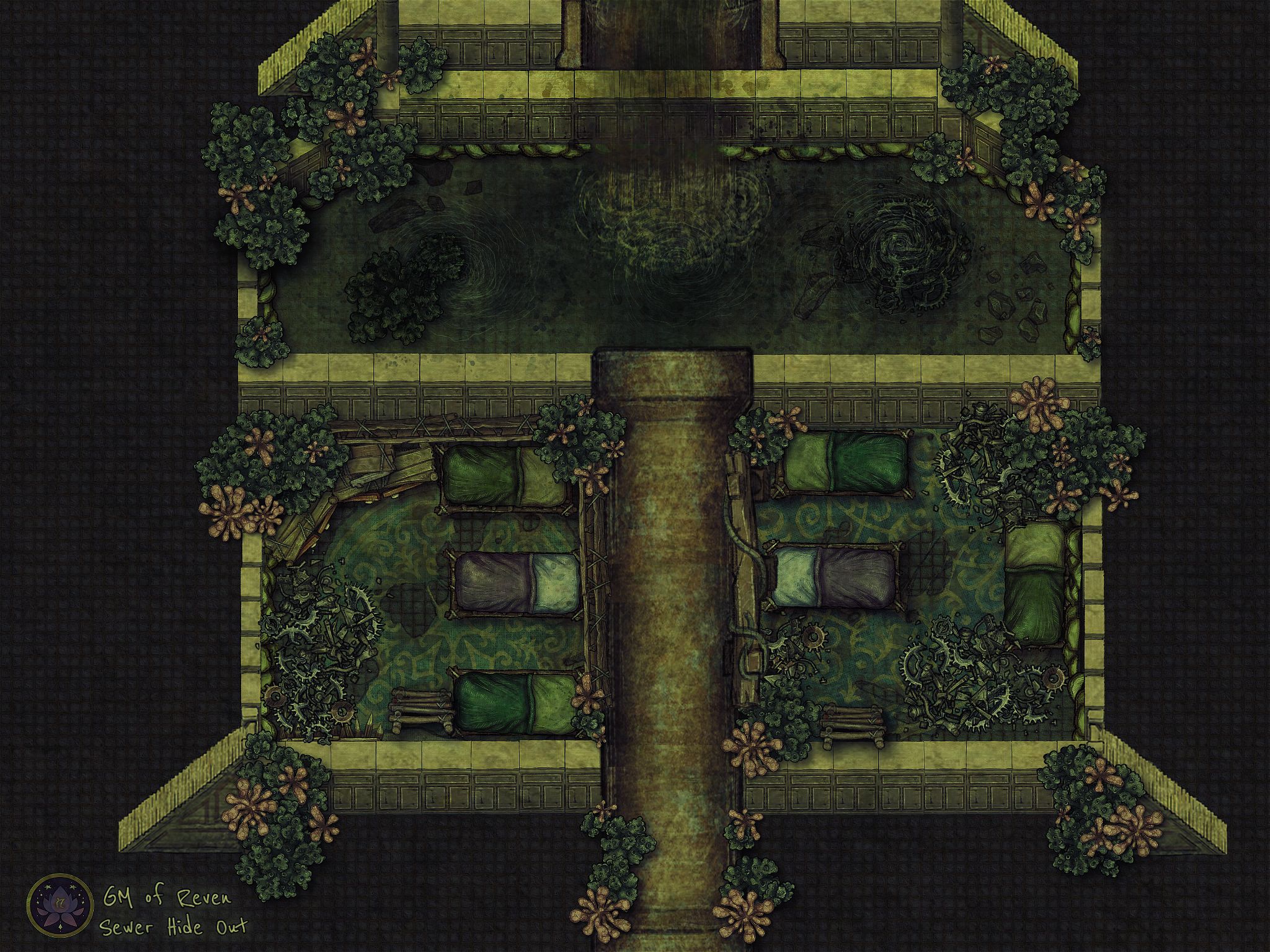 Sewer Hide Out | Inkarnate - Create Fantasy Maps Online