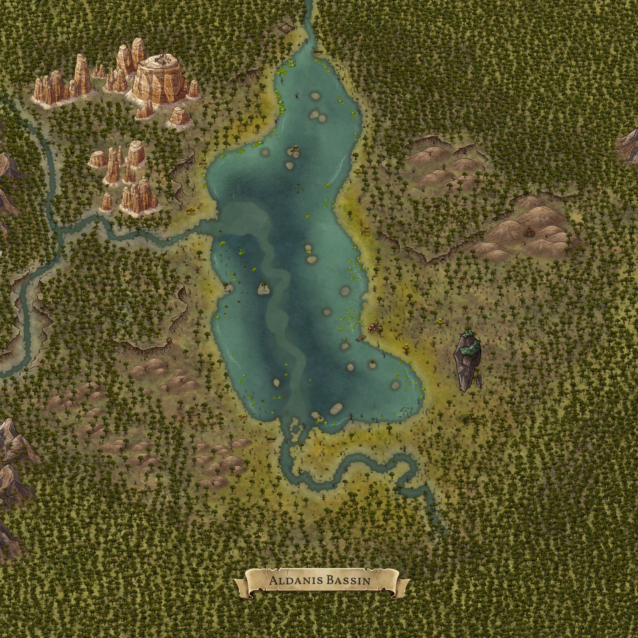 Aldani Basin | Inkarnate - Create Fantasy Maps Online