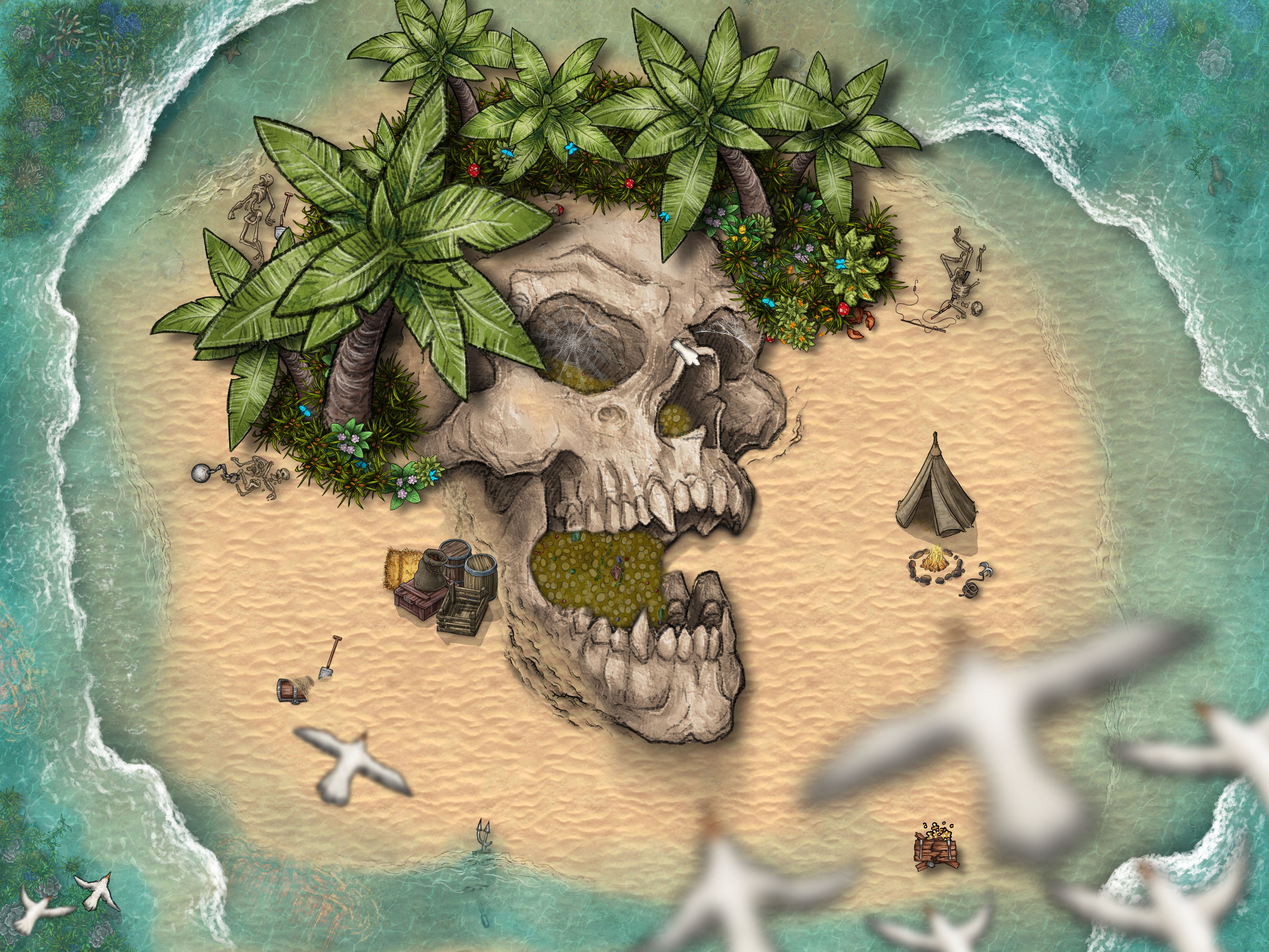 Isle of the Giant | Inkarnate - Create Fantasy Maps Online