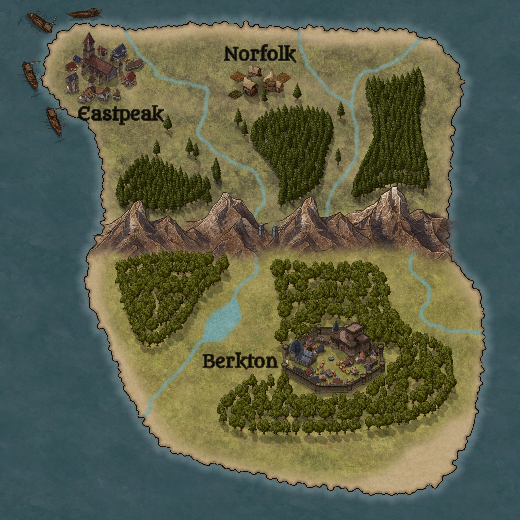 Kayamid Kingdom | Inkarnate - Create Fantasy Maps Online