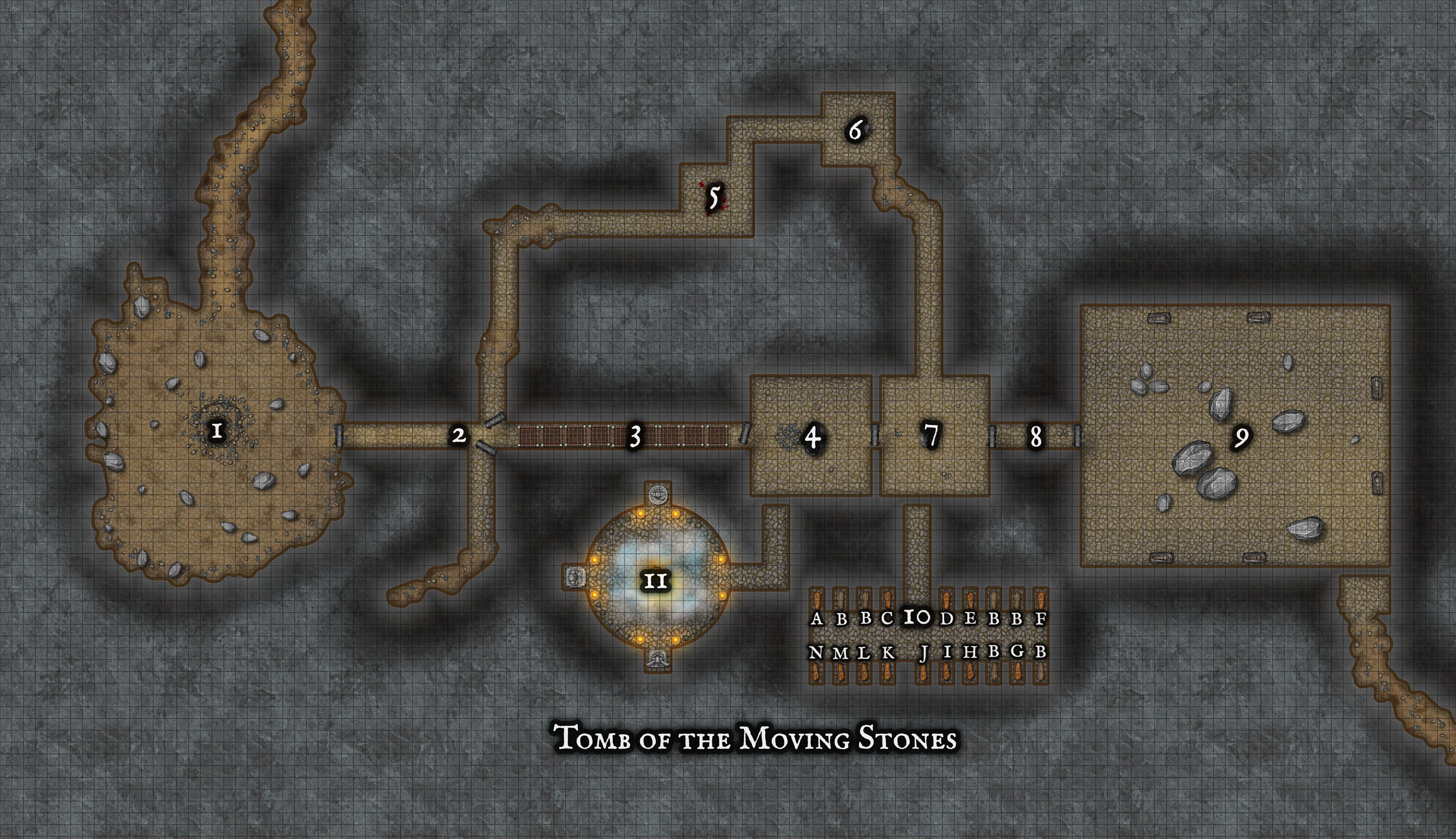 Tomb of the Moving Stones (Modified) | Inkarnate - Create Fantasy Maps ...
