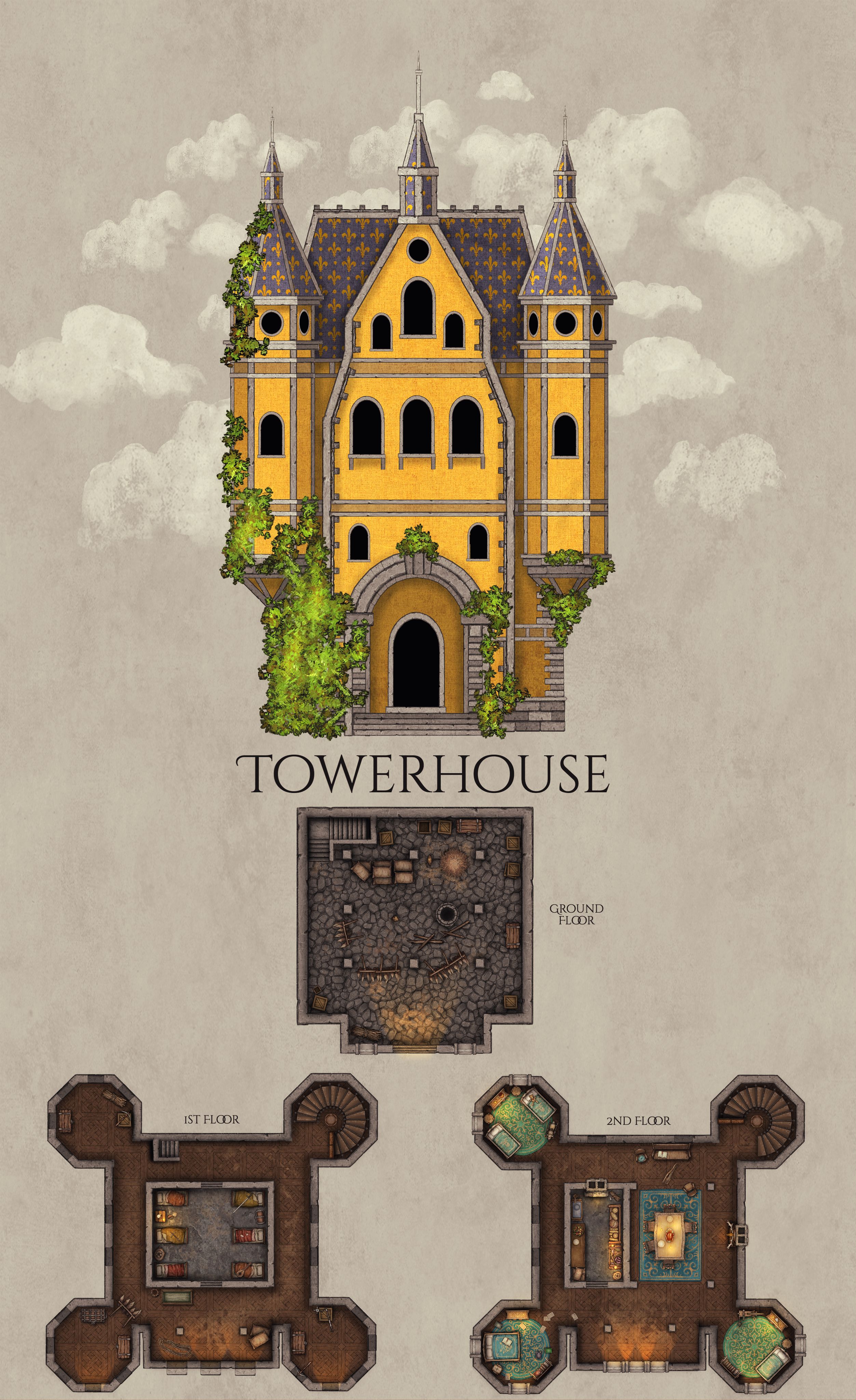 Tower House | Inkarnate - Create Fantasy Maps Online