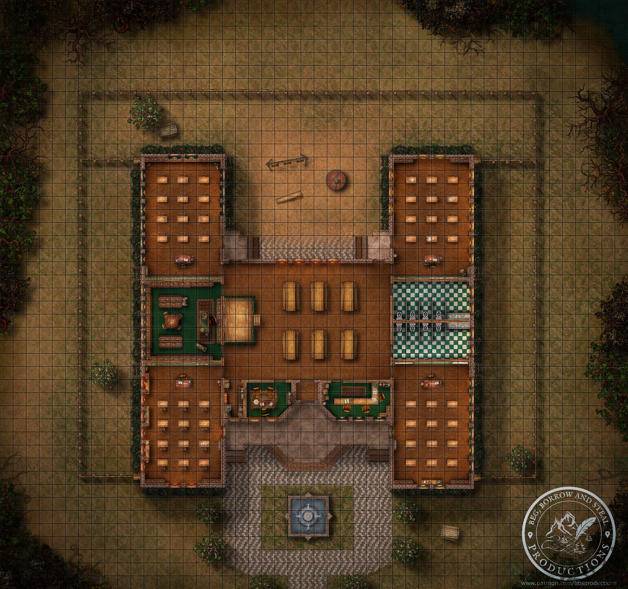 Hawthorne Community School | Inkarnate - Create Fantasy Maps Online
