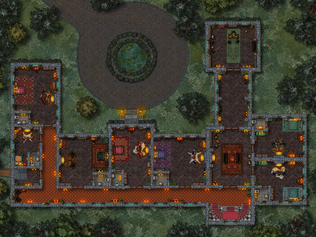 Burning Town | Inkarnate - Create Fantasy Maps Online