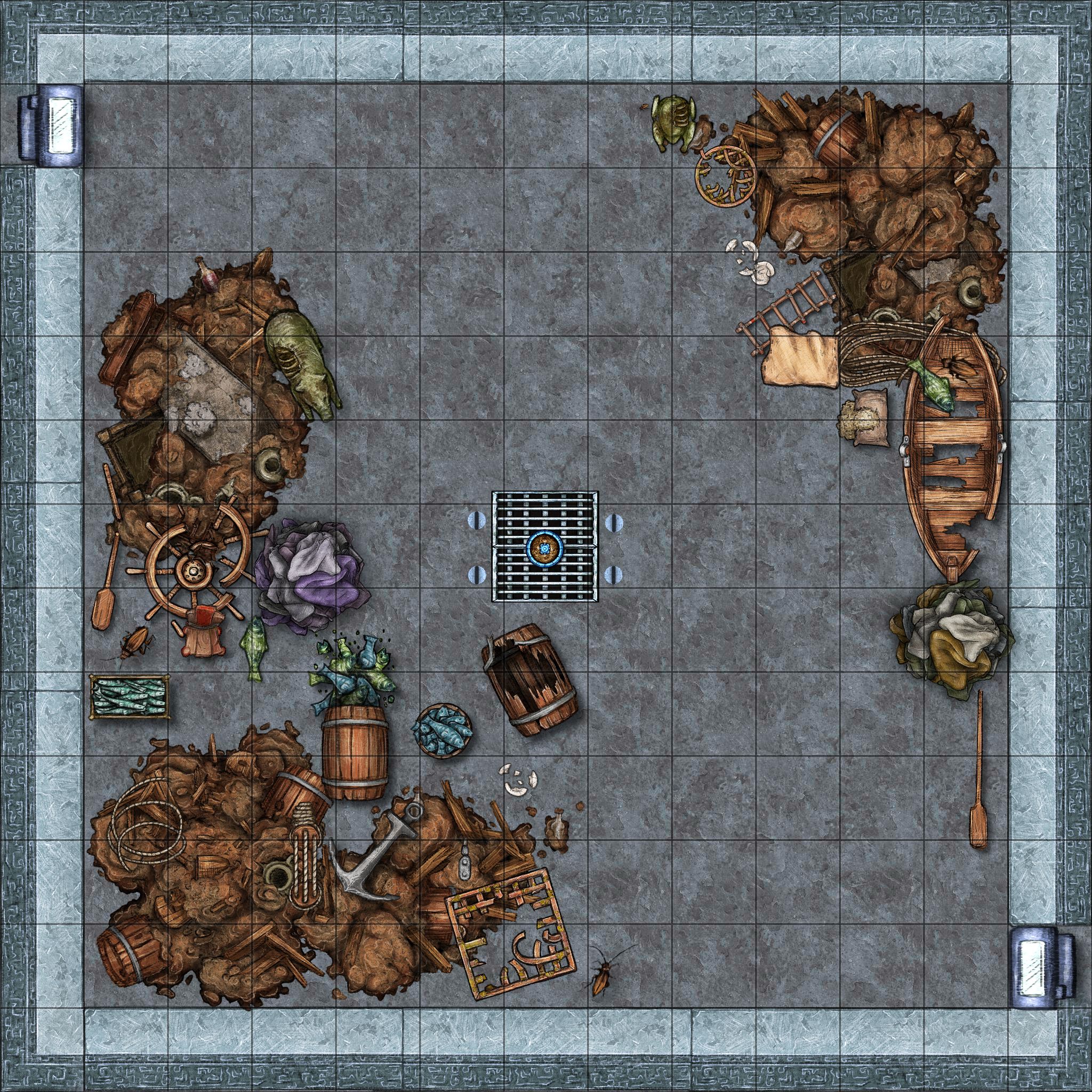 Trash Compactor Room | Inkarnate - Create Fantasy Maps Online