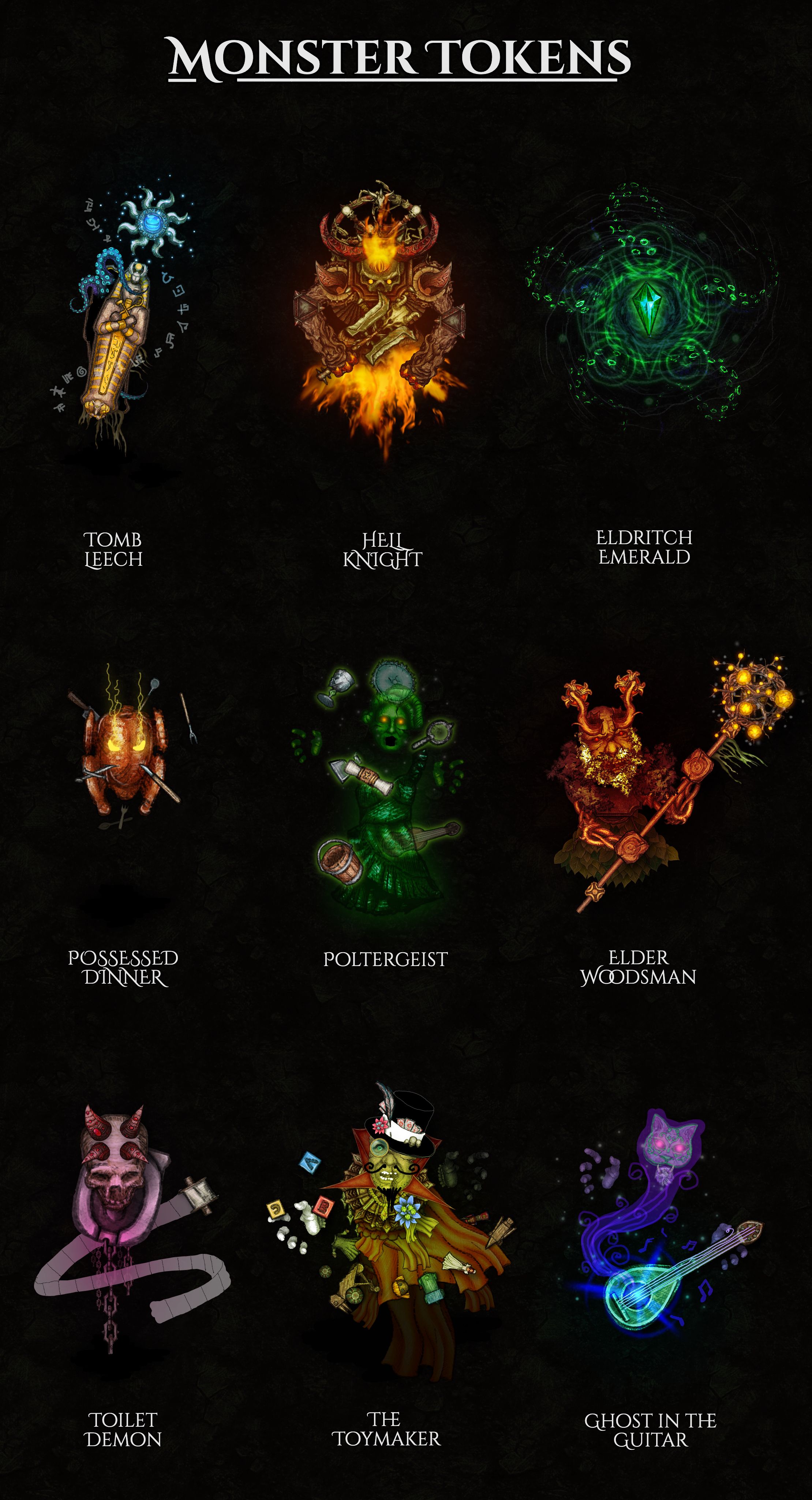 Monster Tokens | Inkarnate - Create Fantasy Maps Online