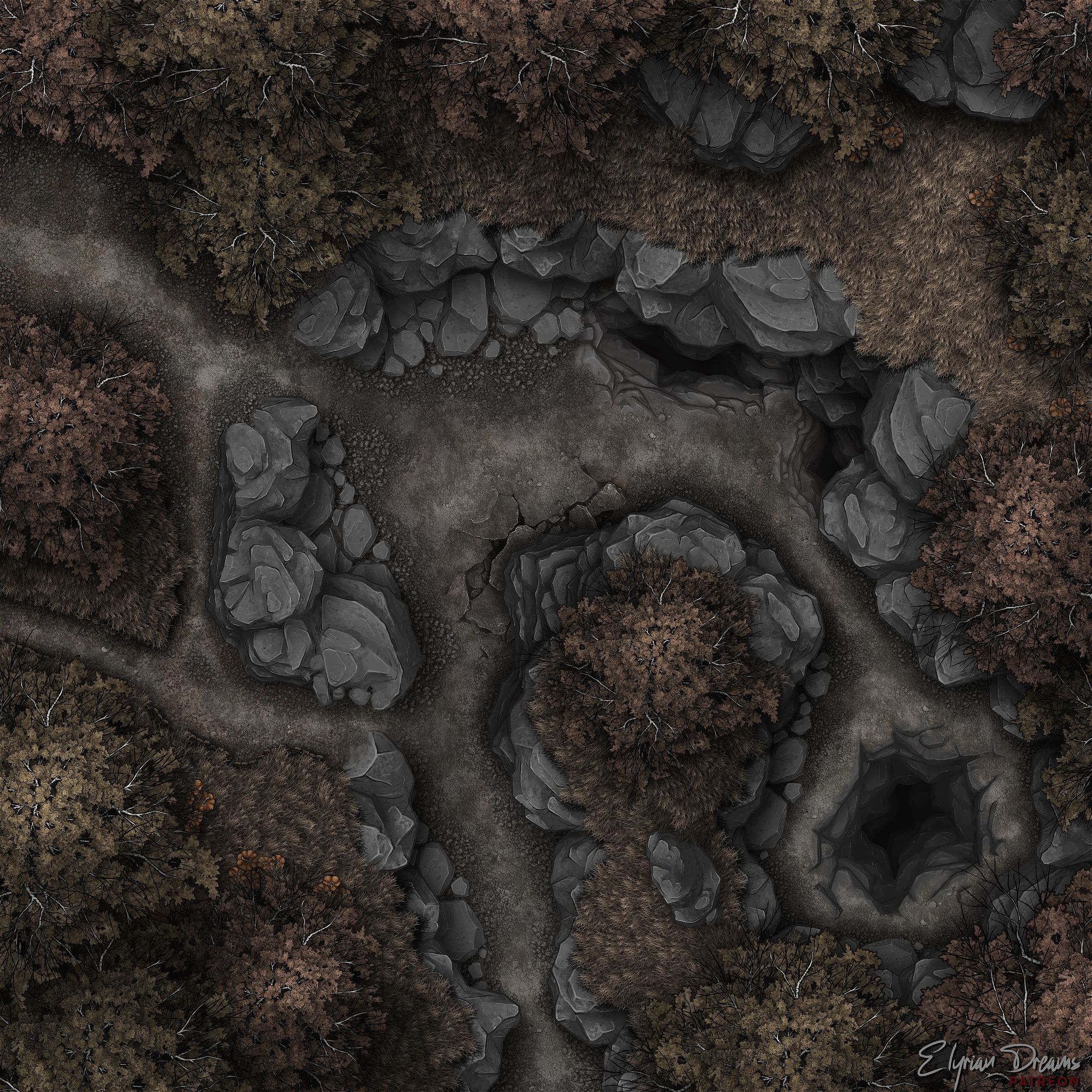 Quarry Road_day | Inkarnate - Create Fantasy Maps Online