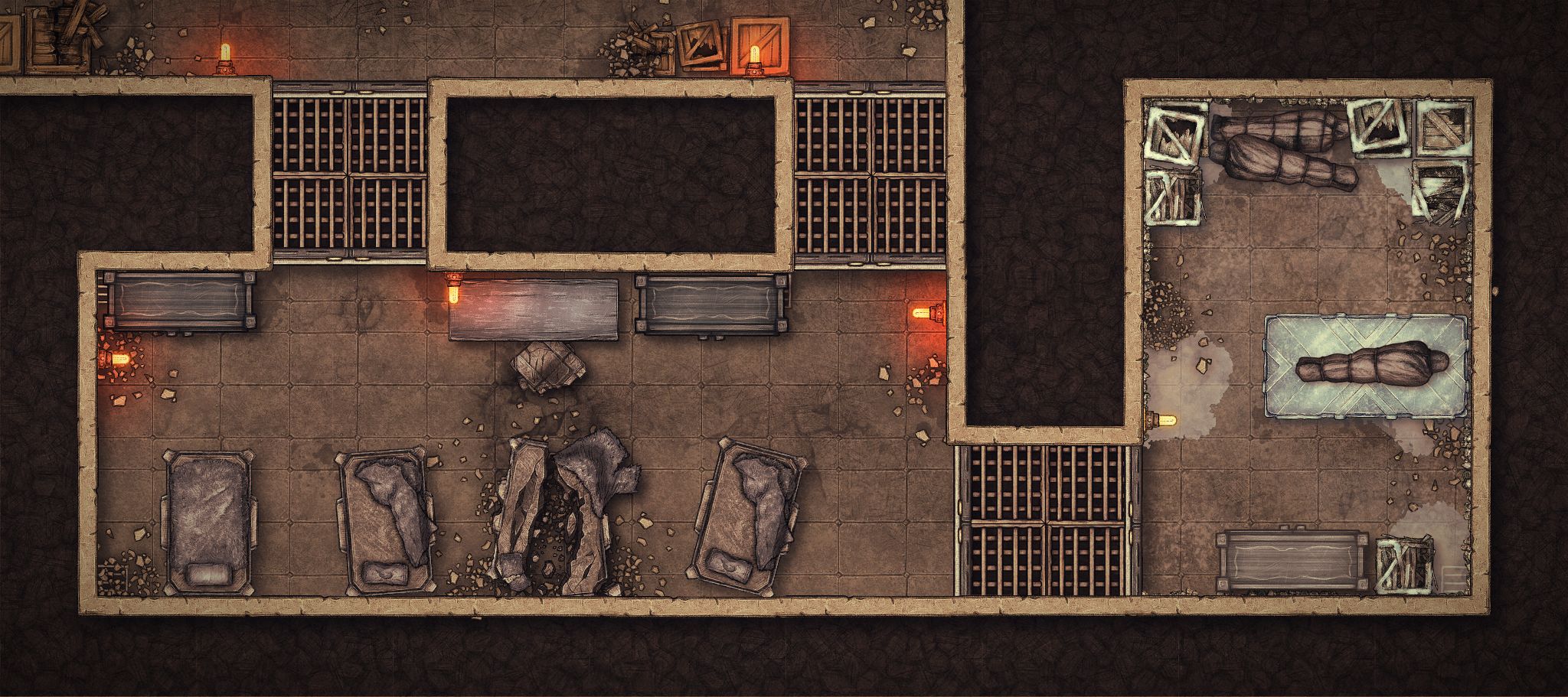 Bunker - Infirmary | Inkarnate - Create Fantasy Maps Online