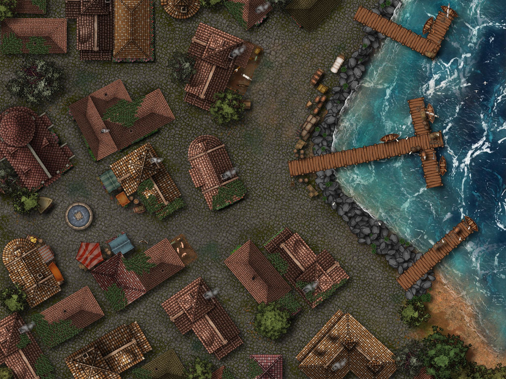 Burning Town | Inkarnate - Create Fantasy Maps Online