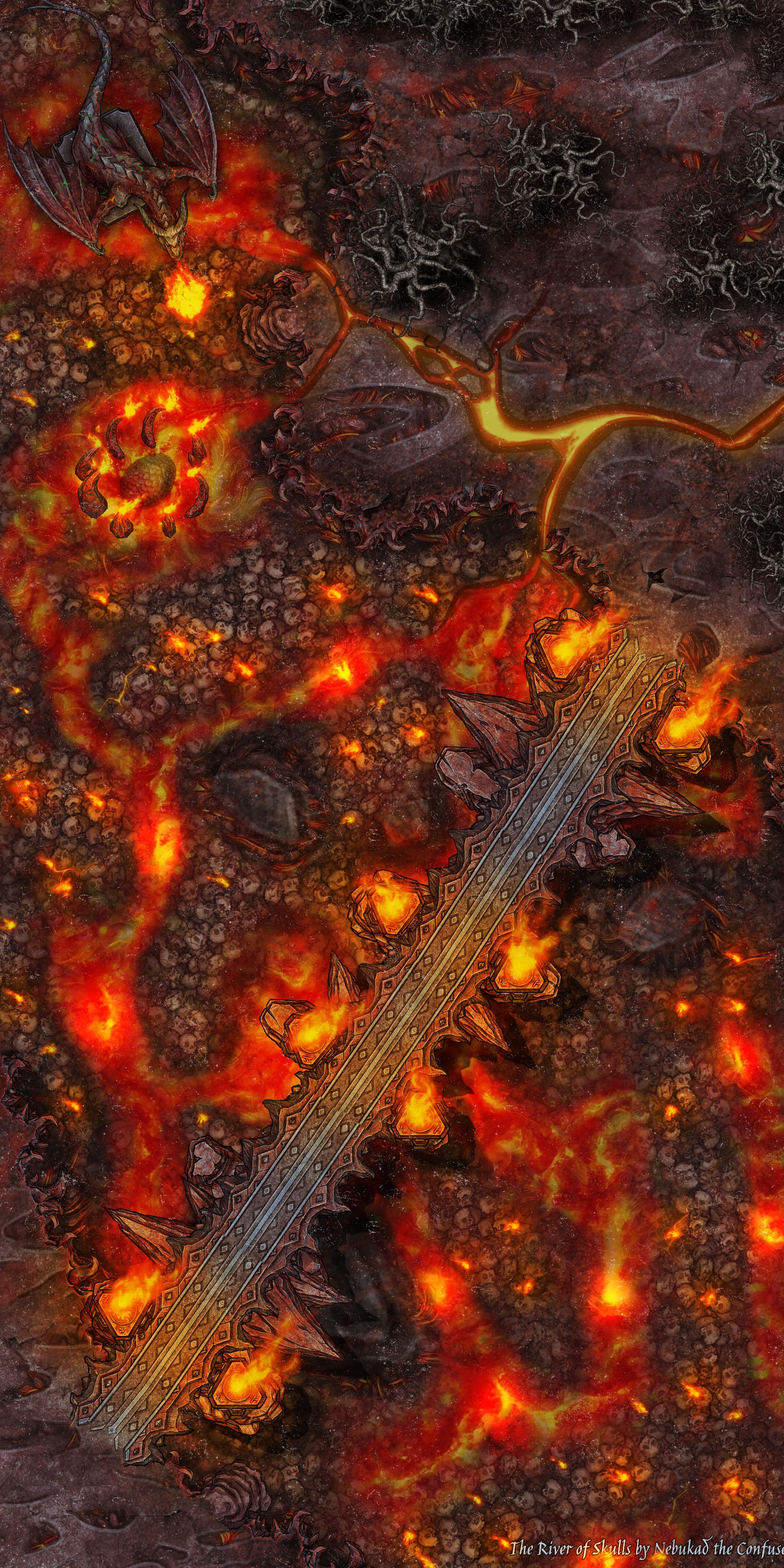 The River of Skulls | Inkarnate - Create Fantasy Maps Online