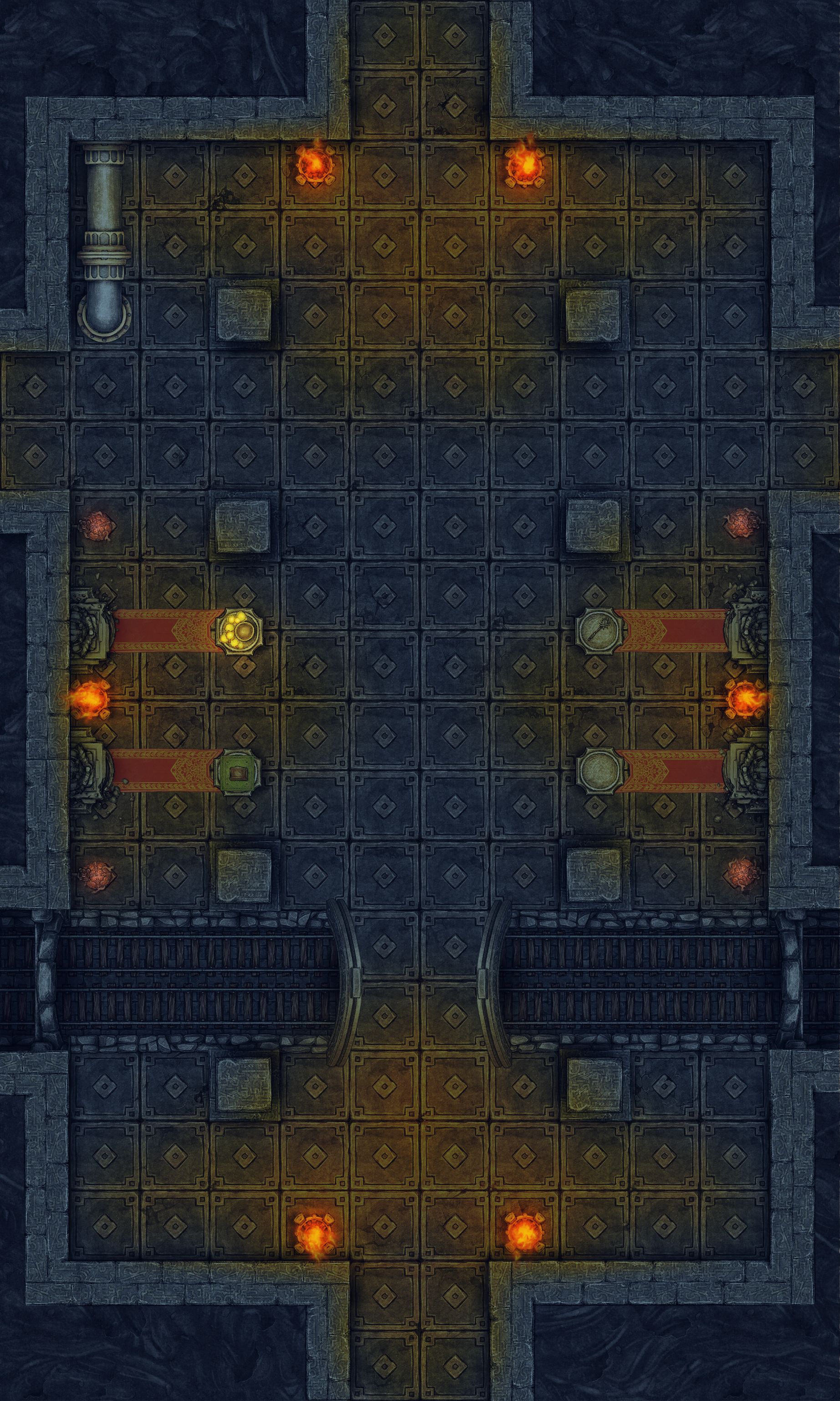 Sideway passage - Gauntlgrym, Iron Tabernacle | Inkarnate - Create ...