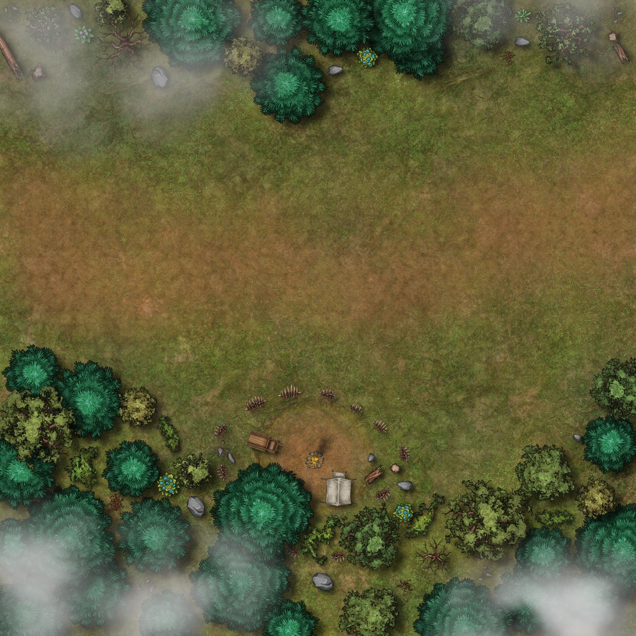 Wood path camp | Inkarnate - Create Fantasy Maps Online
