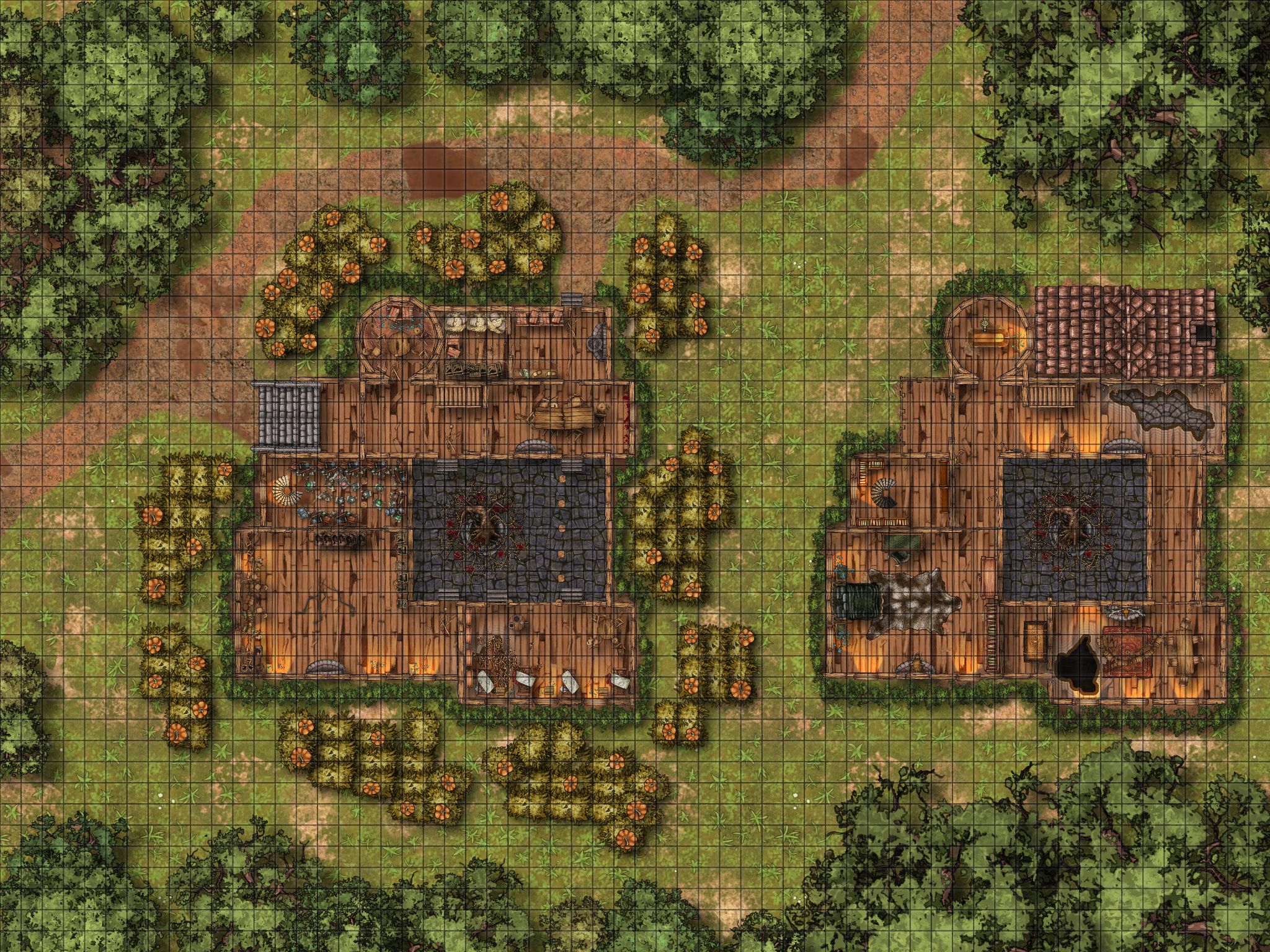 Woodland Manse | Inkarnate - Create Fantasy Maps Online