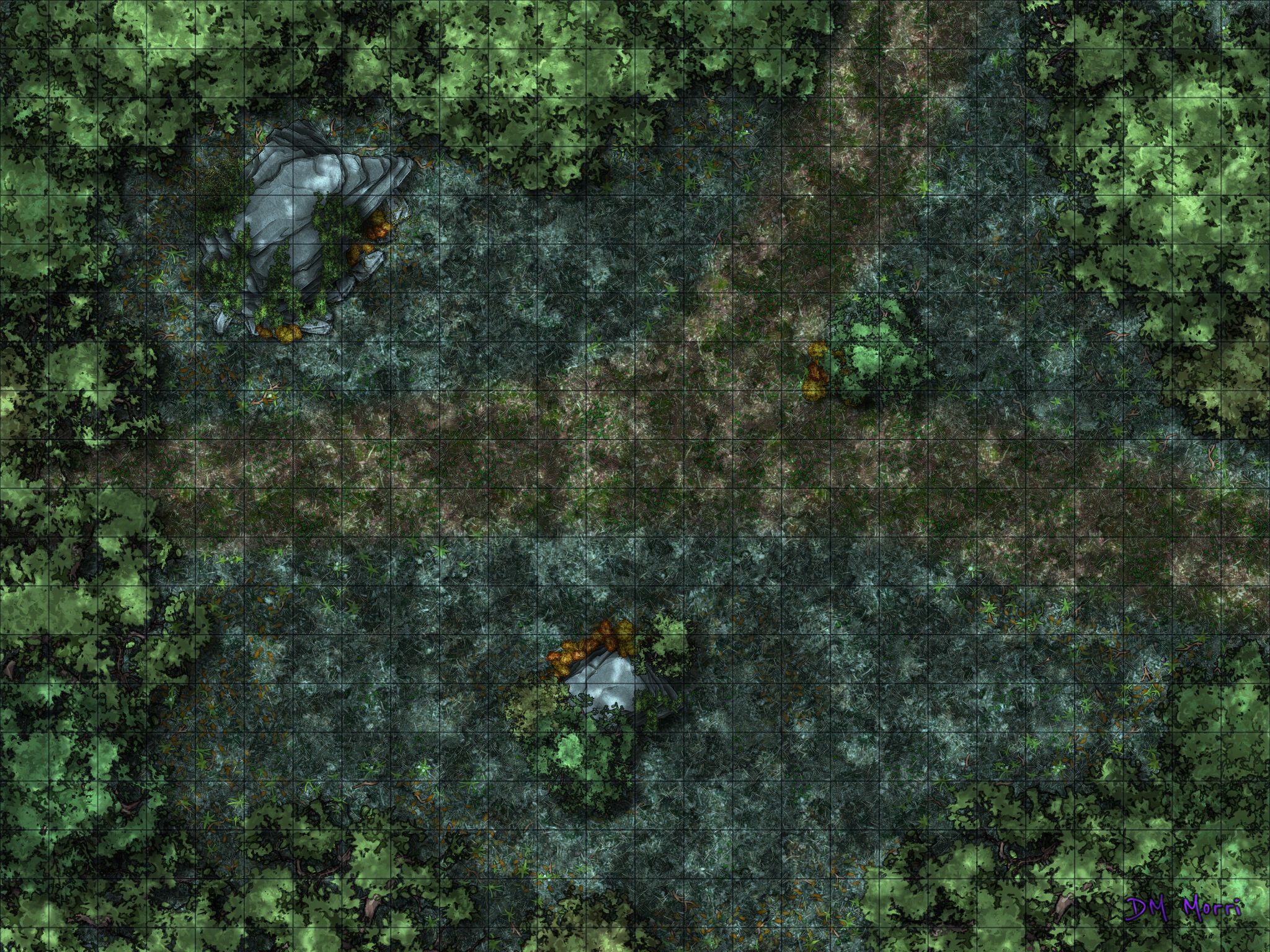 Forest, Simple Path | Inkarnate - Create Fantasy Maps Online